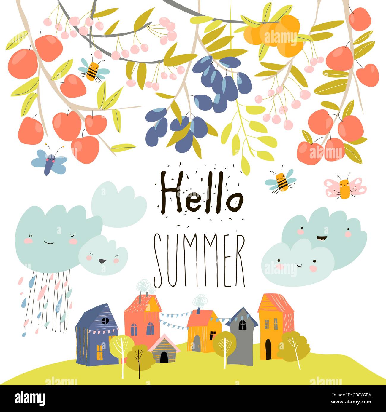 Hello apple Stock Vector Images - Alamy