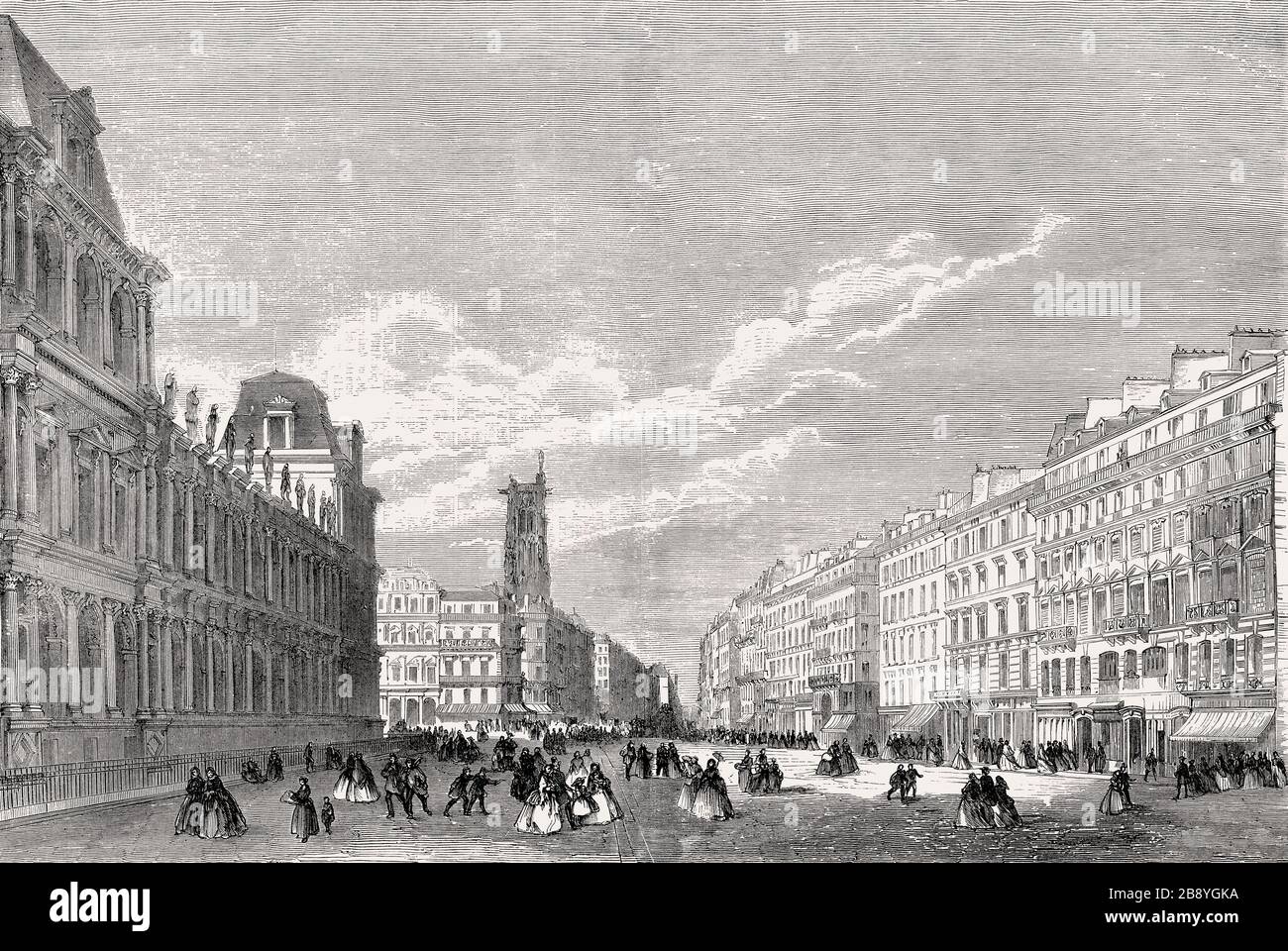Paris streets 18th century hi-res stock photography and images - Alamy