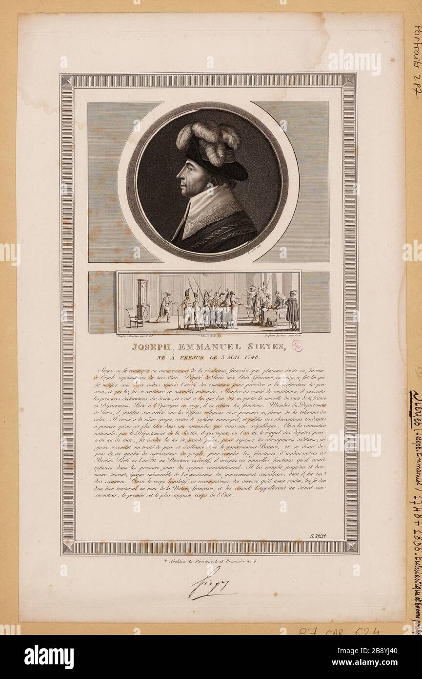 Emmanuel joseph sieyes hi-res stock photography and images - Alamy