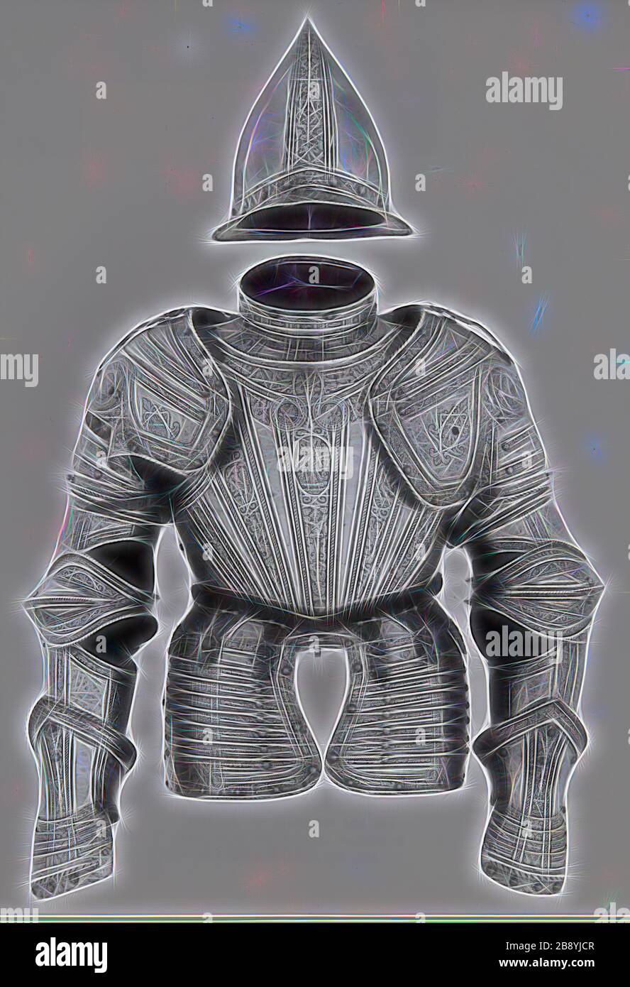 Half Armor, c. 1560/70, Italian, Italy, Steel, H. cuirass with tassets ...