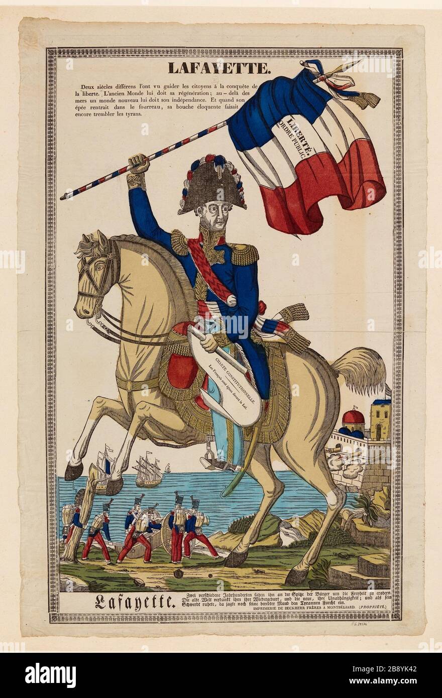Portrait of the marquis de lafayette hi-res stock photography and ...