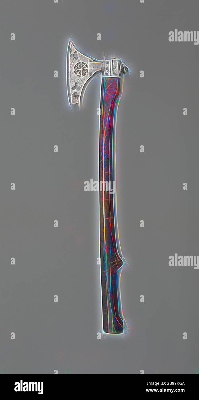 Axe, c. 1490, Italian, Italy, Steel and wood (ash), L. 63.2 cm (24 7/8 ...