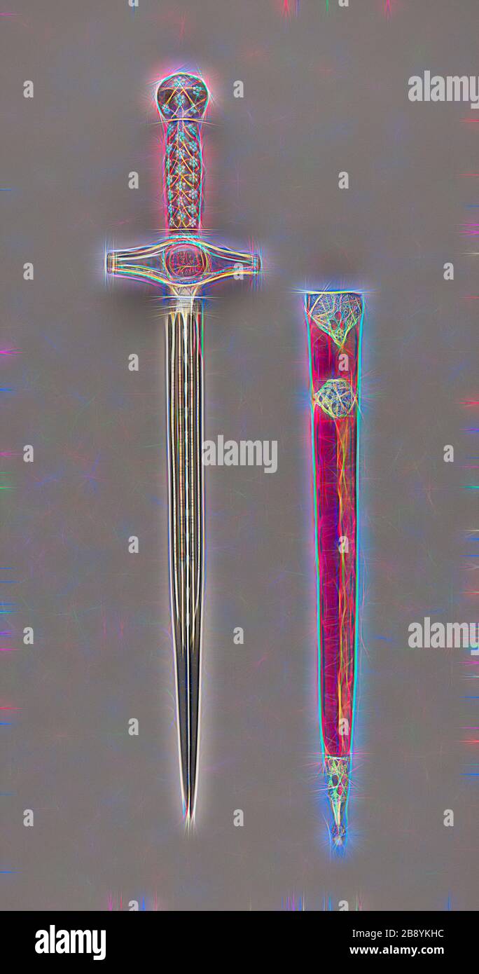 Composite Dagger, Grip (formally a mirror handle): Turkish, 16th ...