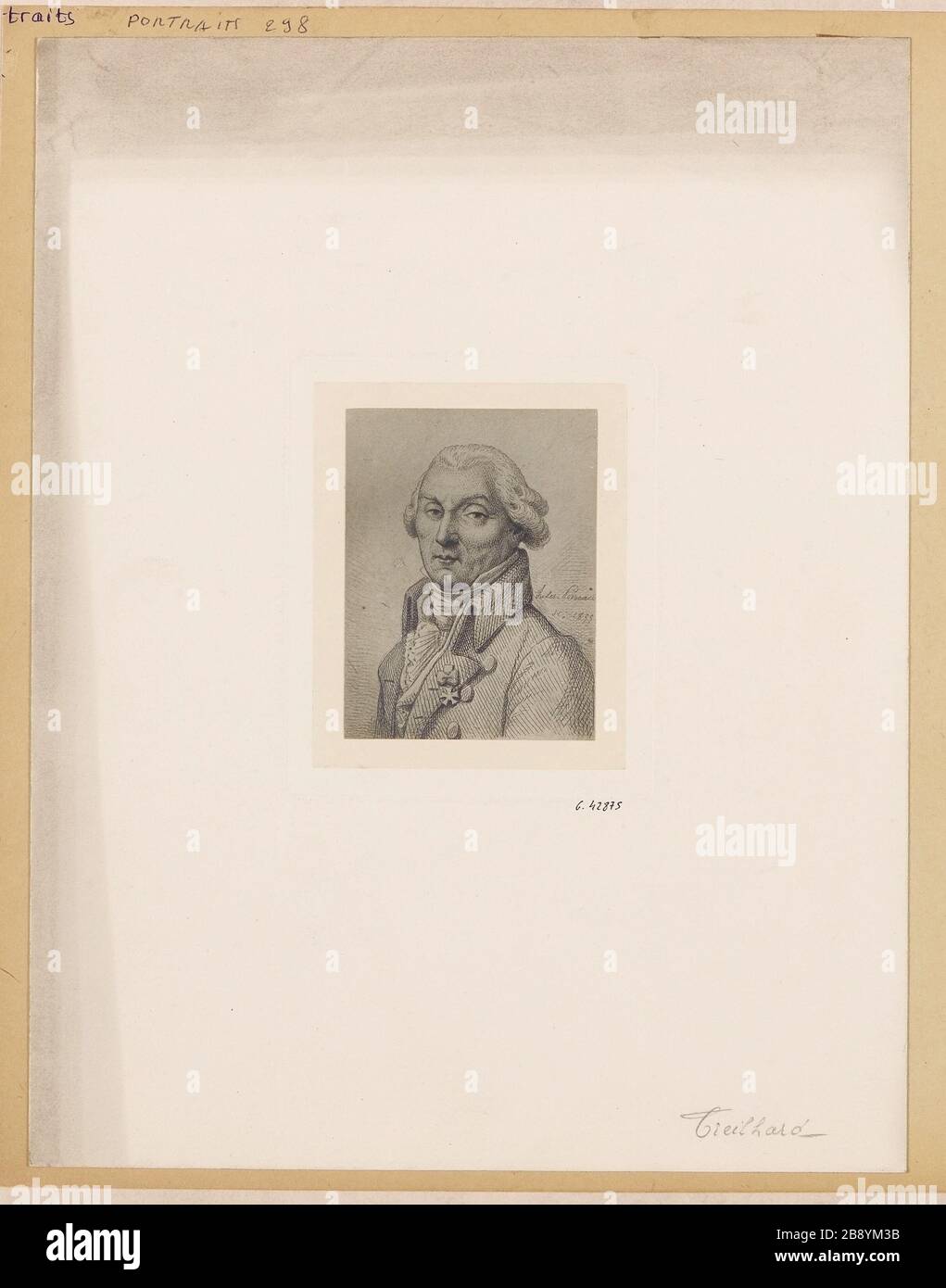 French hierarchy visual portrait documentation hi-res stock photography ...