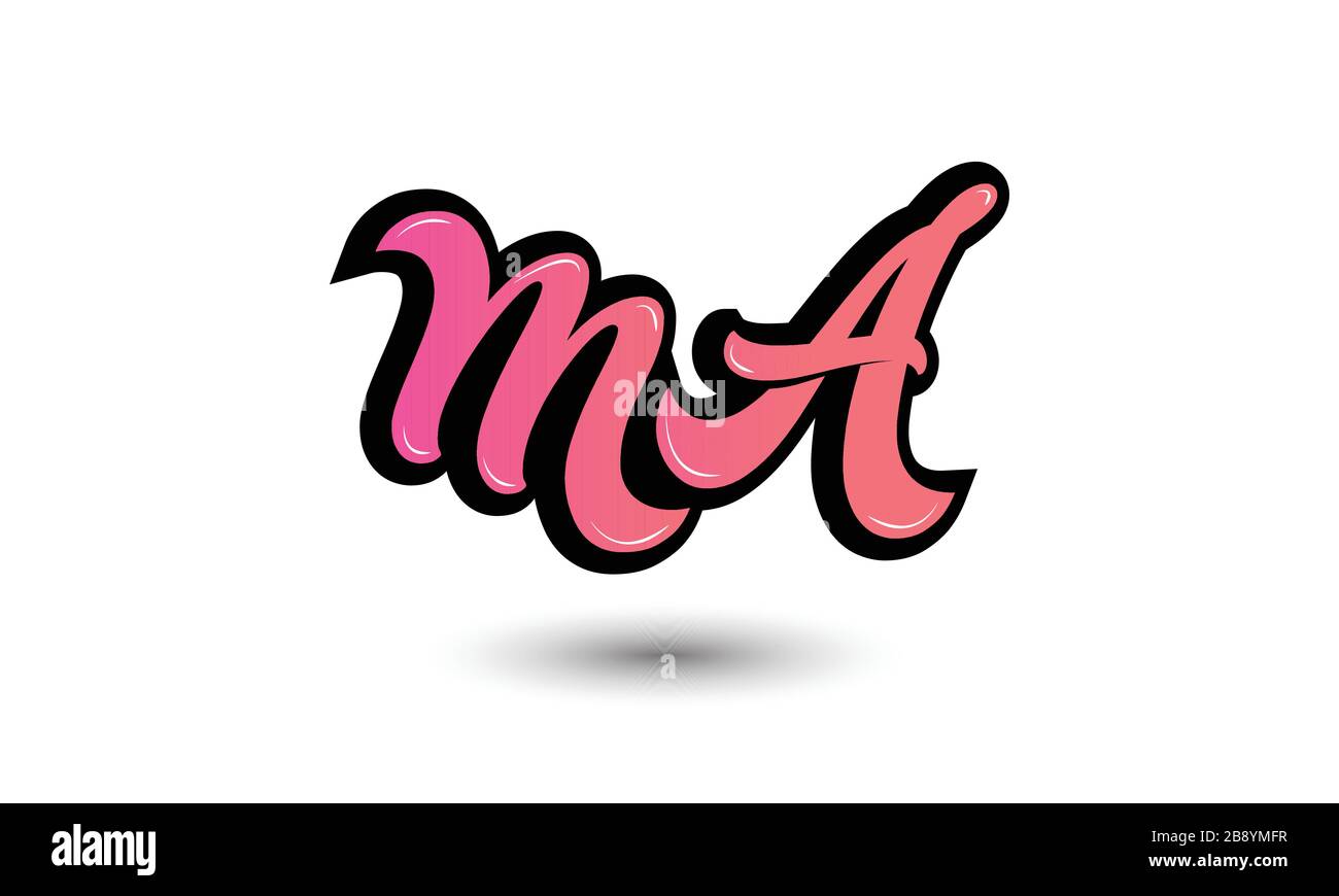 MA Letter Logo Design Template Vector Stock Vector Image & Art - Alamy