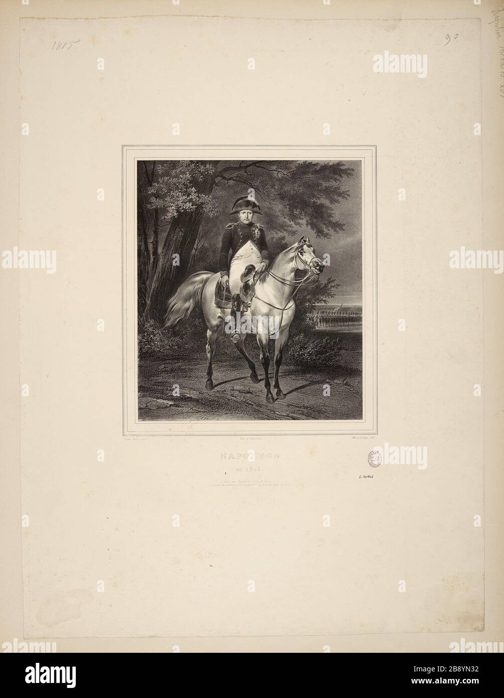 Napoleon / 1815 Stock Photo - Alamy