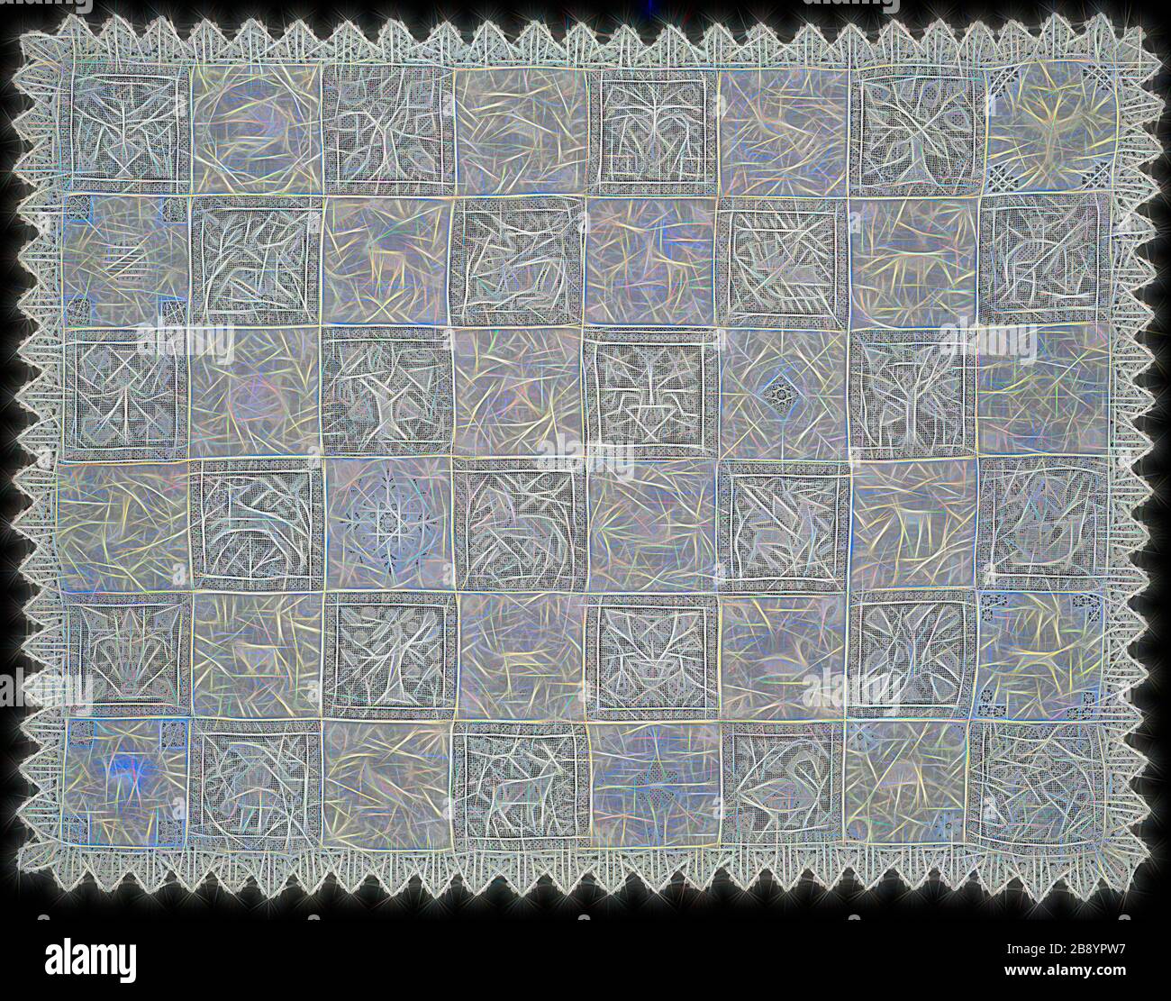 Cut and drawn thread work in overcast stitches hi-res stock photography ...