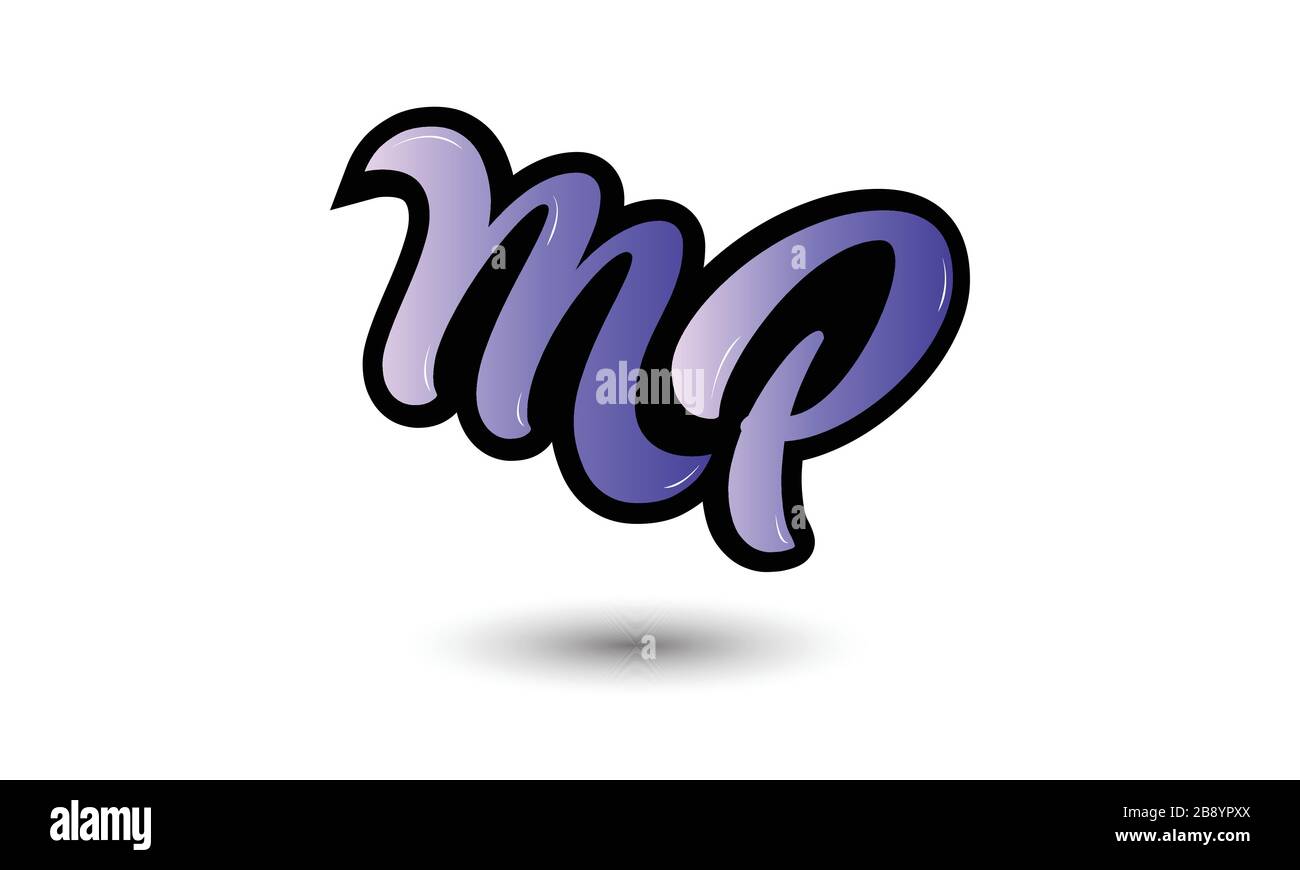 MP Letter Logo Design Template Vector Stock Vector Image & Art - Alamy