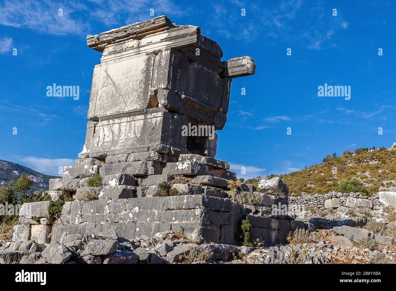 Fethiye rock graves hi-res stock photography and images - Alamy