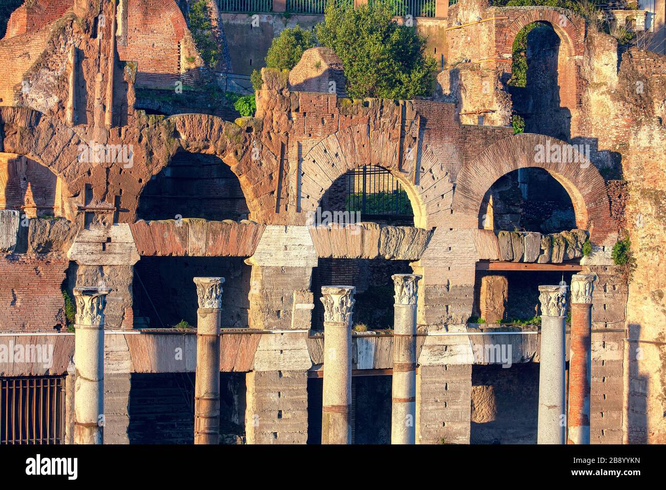 ancient and ruined monument of Rome Stock Photo - Alamy