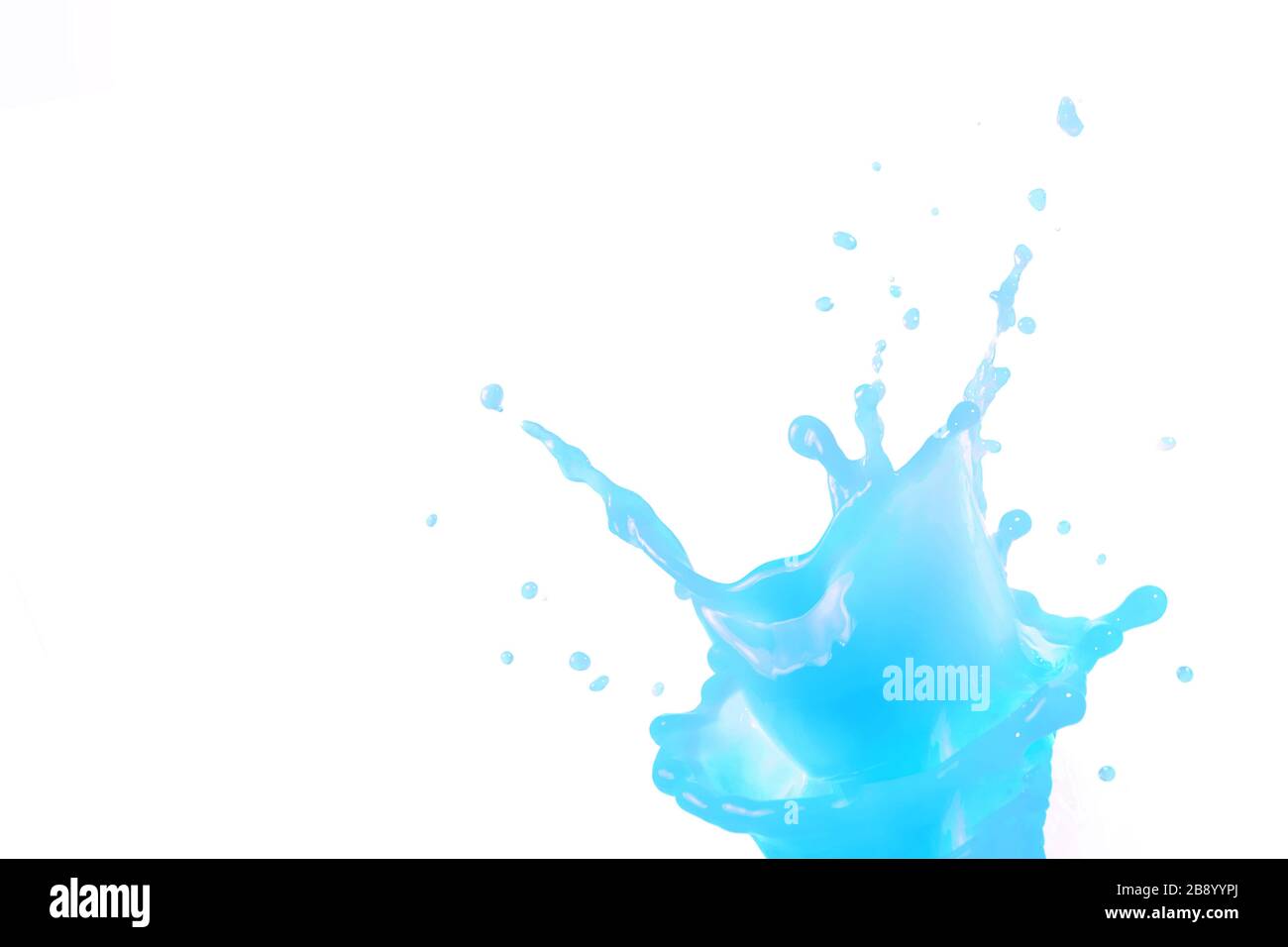 cocktail splash concept. Blue Stock Photo - Alamy