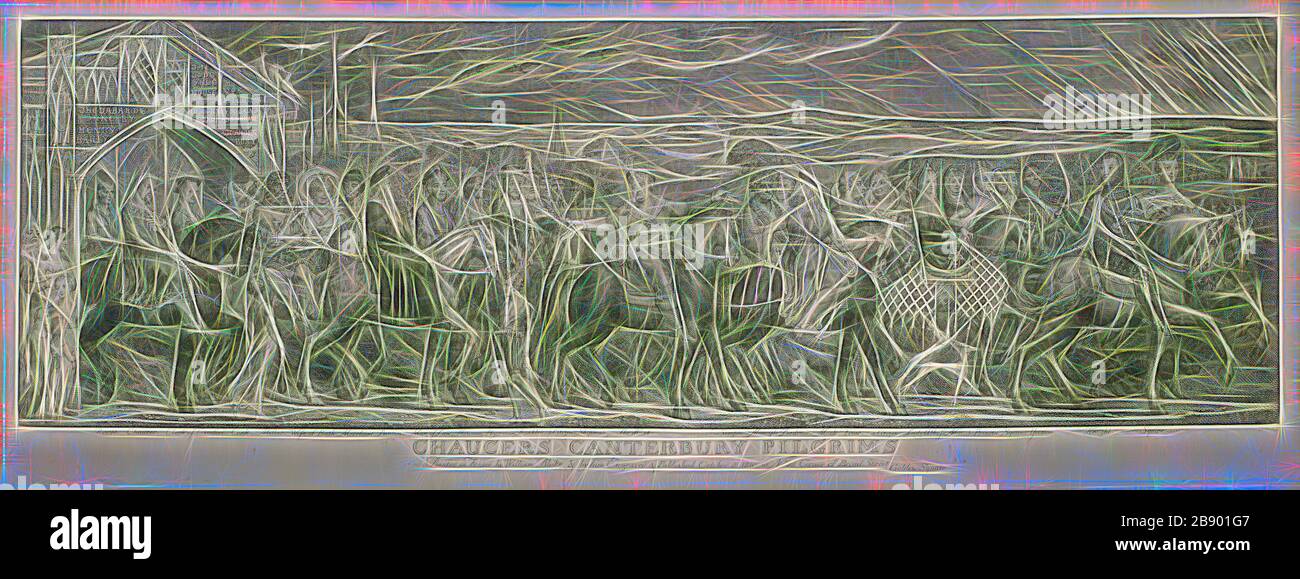 The Canterbury Pilgrims, 1810, William Blake, English, 1757-1827 ...