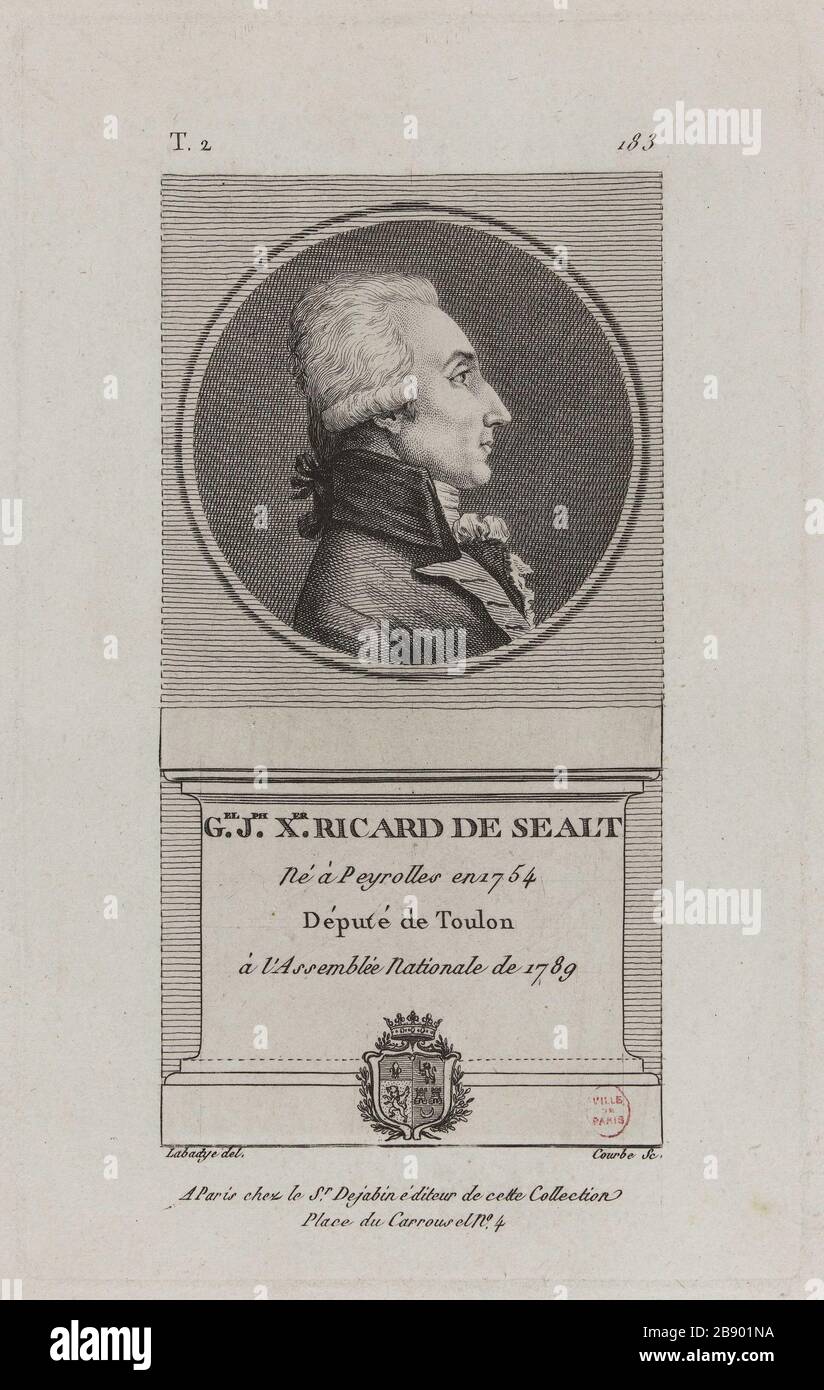 Gabriel Joseph, Xavier Ricard Seal ™, Member of Toulon. Wilbrode ...