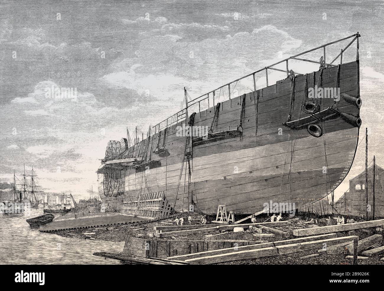 Iron shipbuilding 19th century hi-res stock photography and images - Alamy