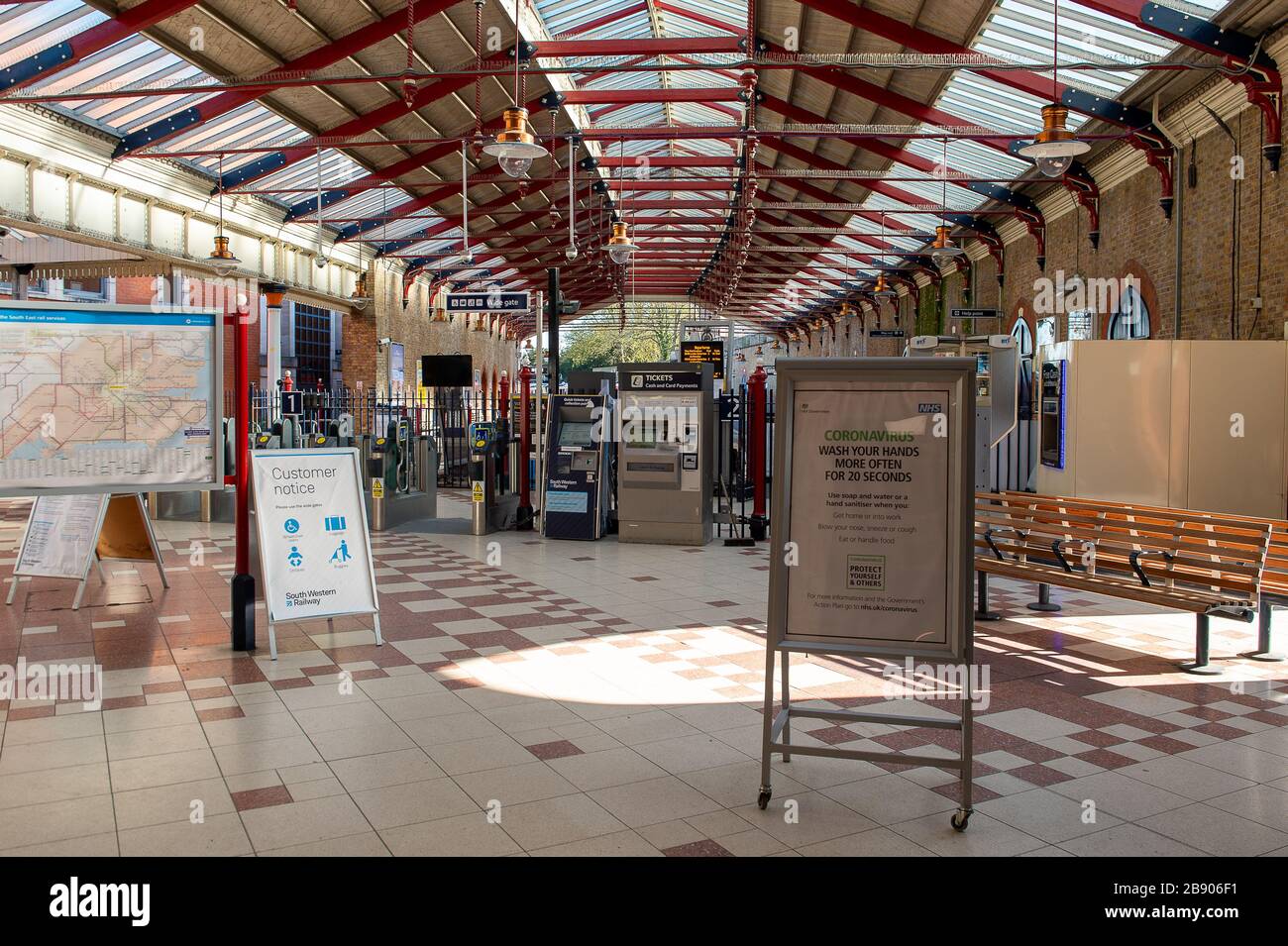 Windsor & Eton Riverside Station, Windsor, Berkshire, UK. 23rd March ...
