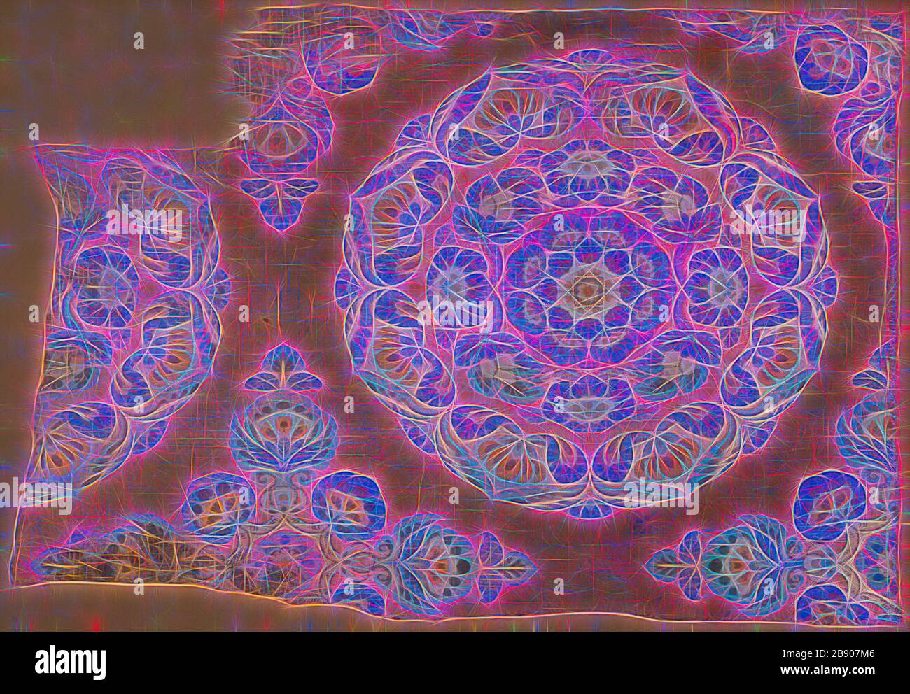 Twill weave of complementary wefts and inner warps samite hi-res stock ...