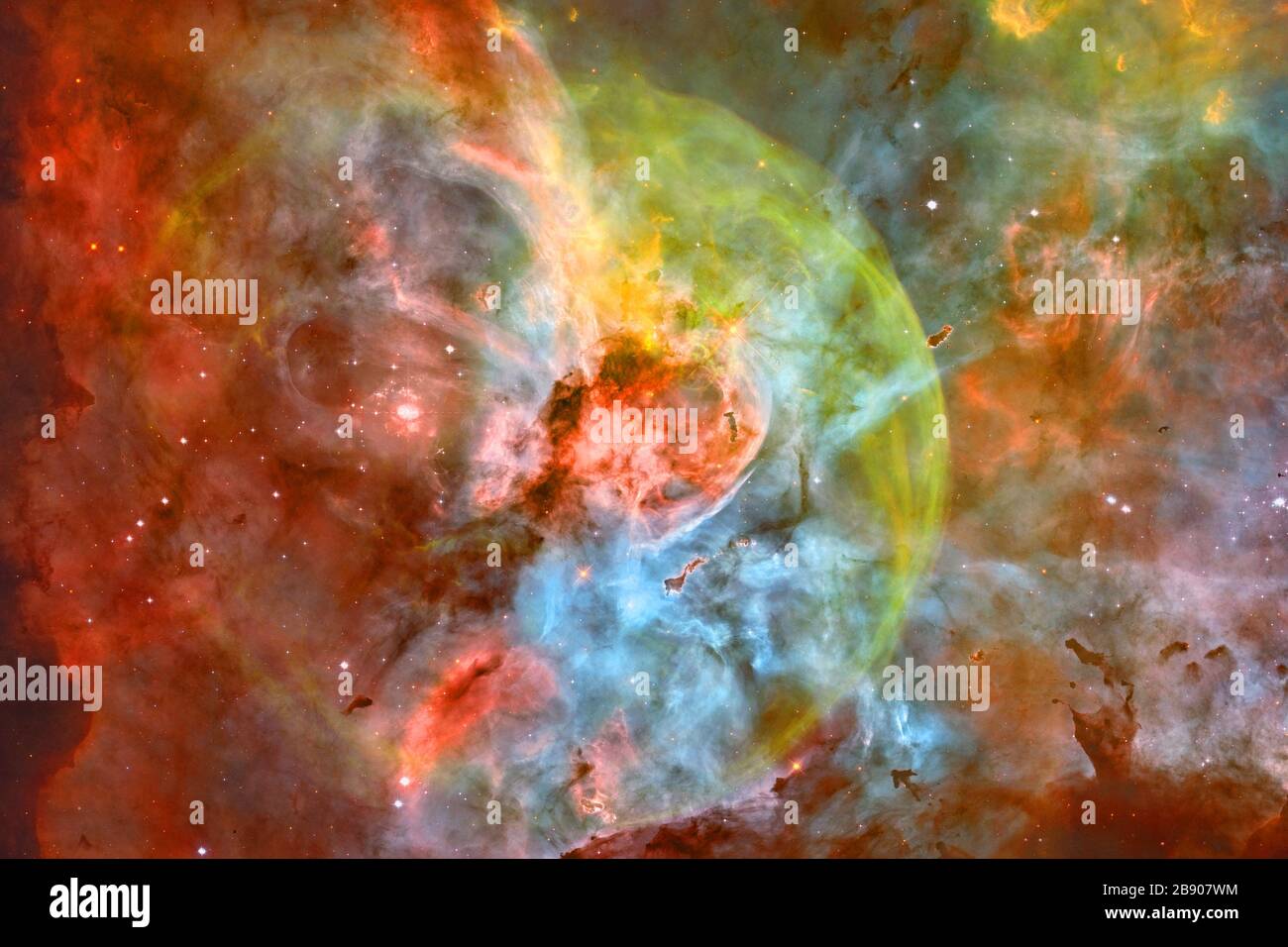 Beauty of endless cosmos. Science fiction wallpaper. Elements of this ...