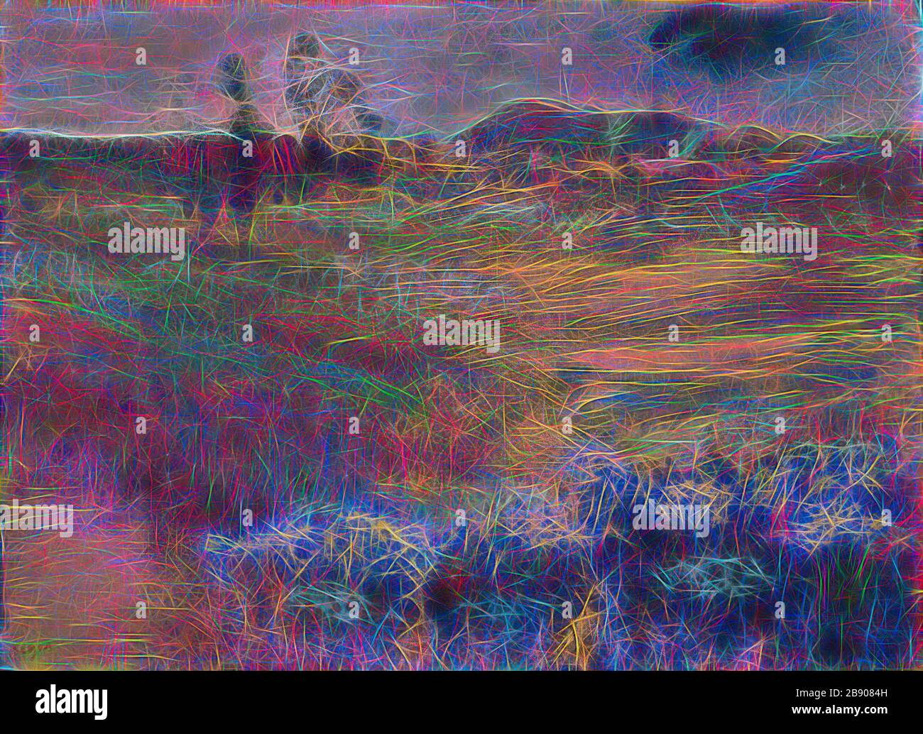 Landscape with Smokestacks, c. 1890, Edgar Degas, French, 1834-1917 ...