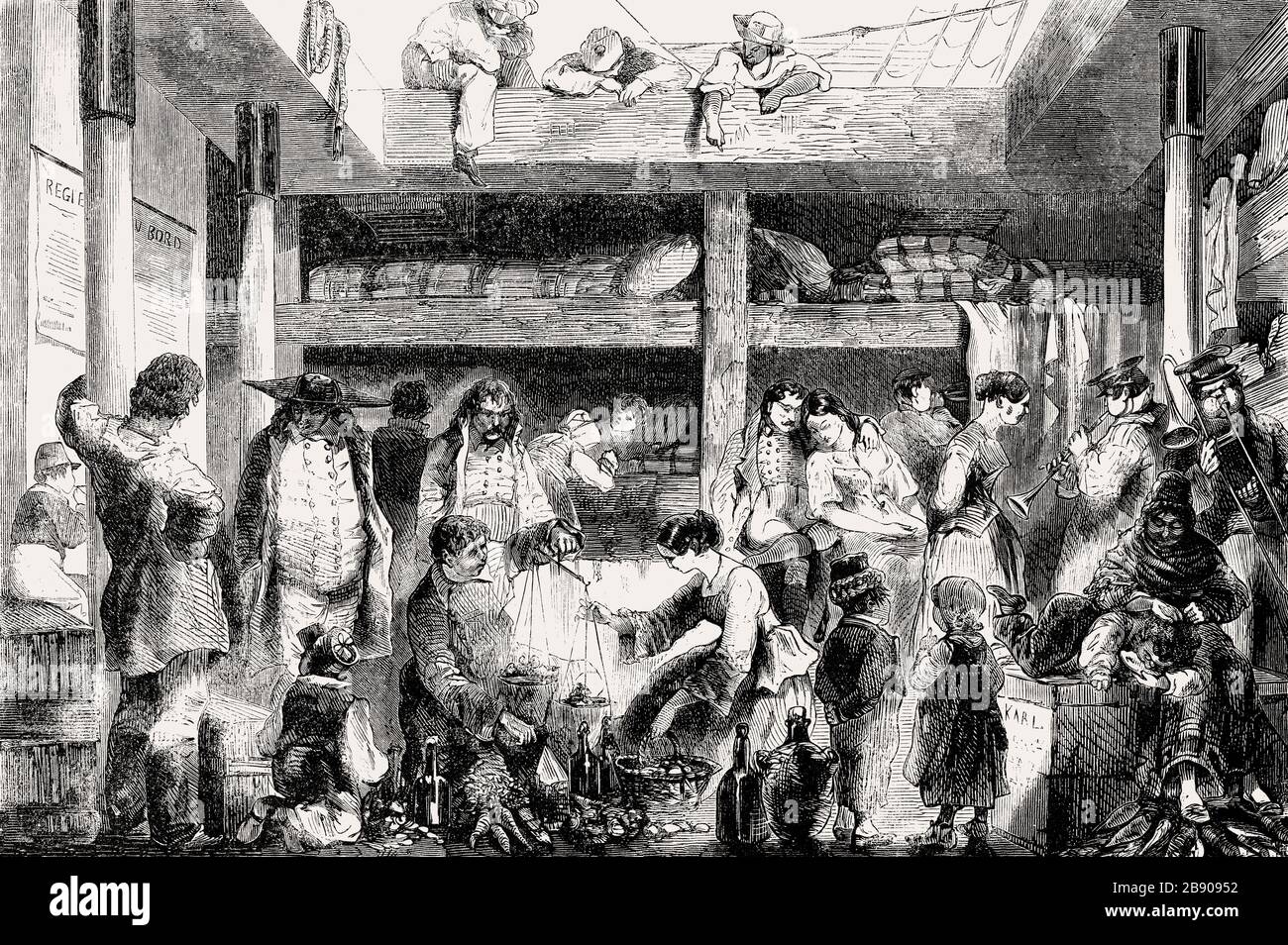 German immigration 19th century hi-res stock photography and images - Alamy