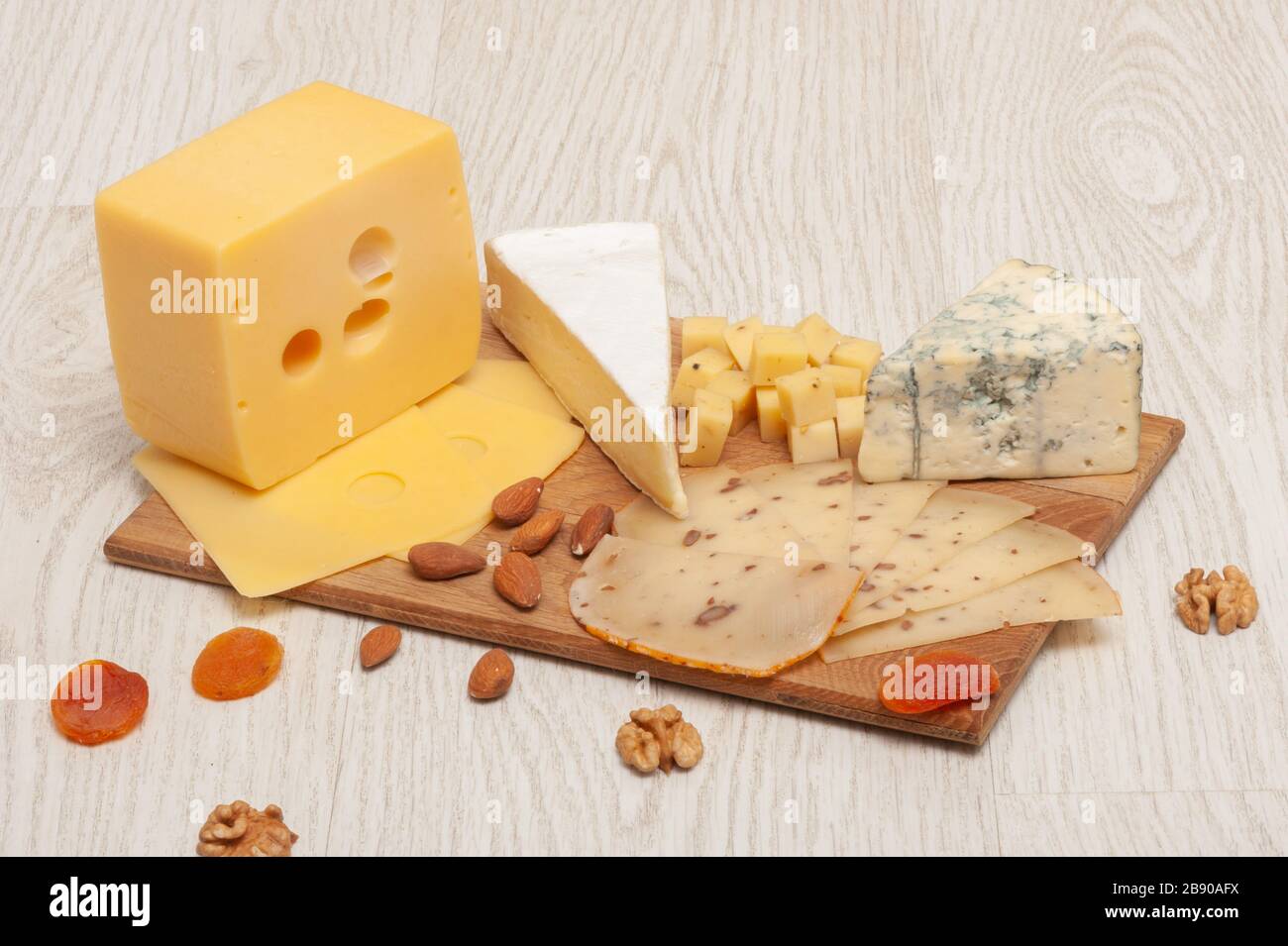 Top view cheese set hi-res stock photography and images - Alamy