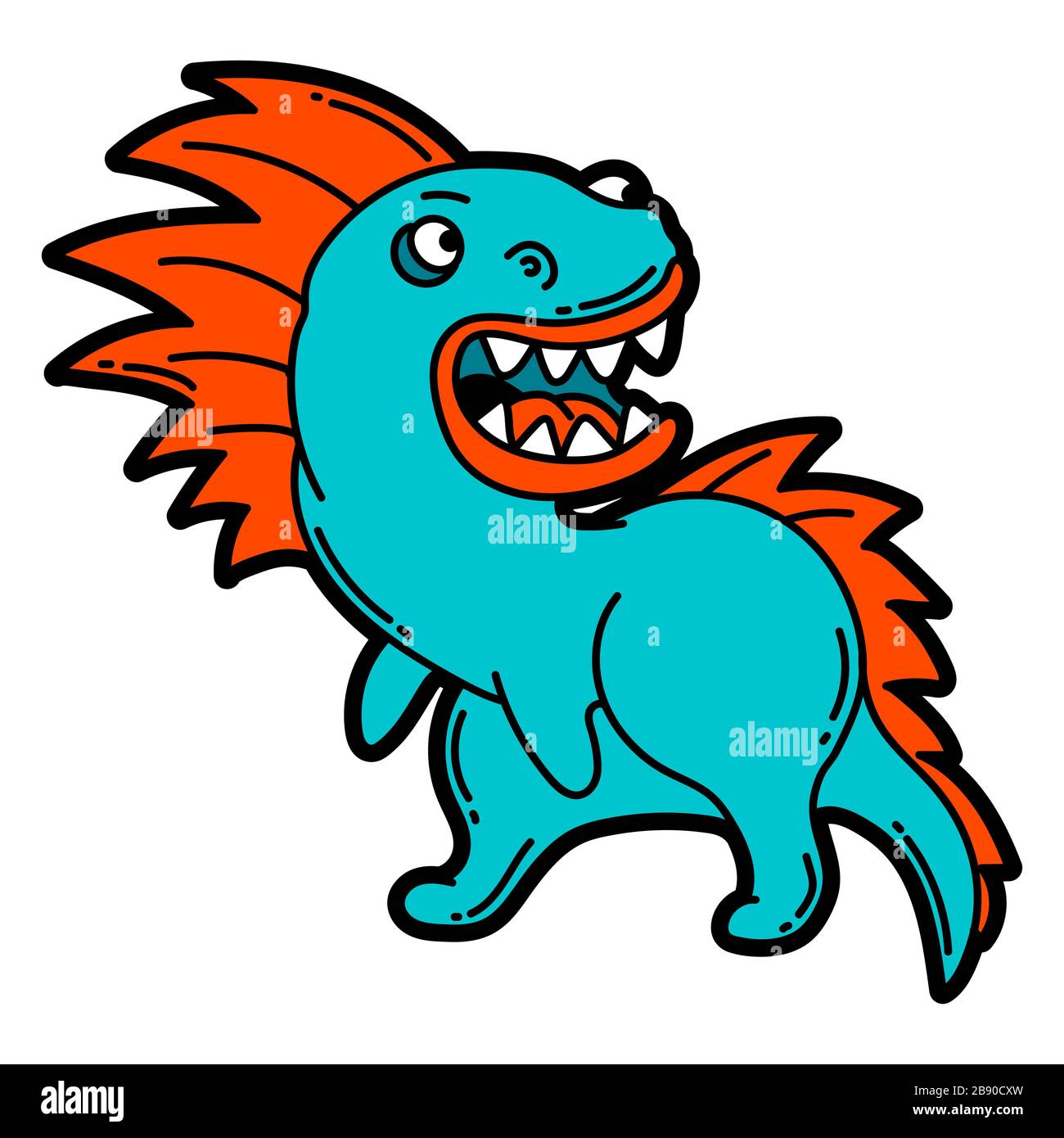 Wicked devil cartoon character hi-res stock photography and images - Alamy