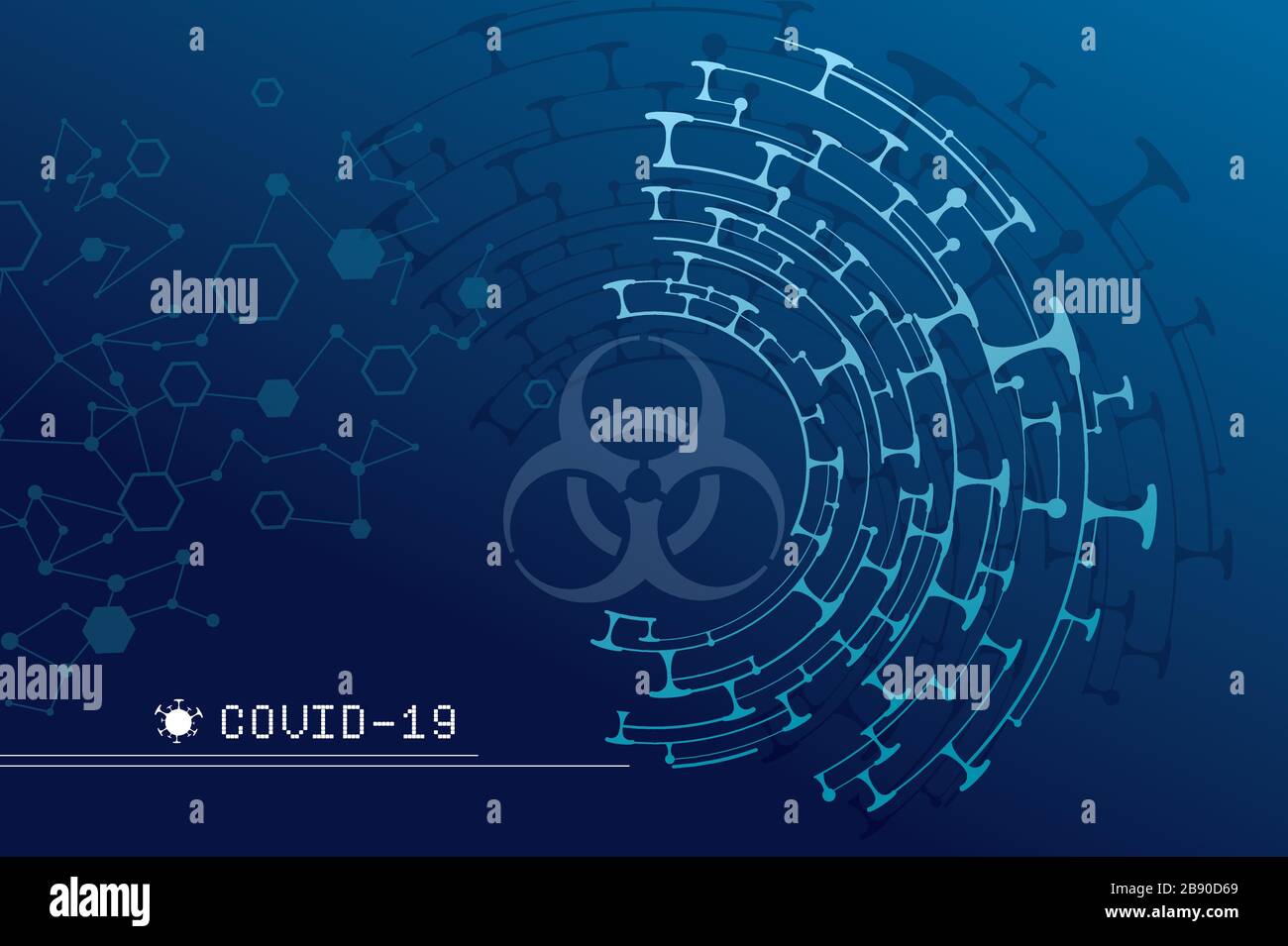 Influenza virus danger sign Stock Vector Images - Alamy
