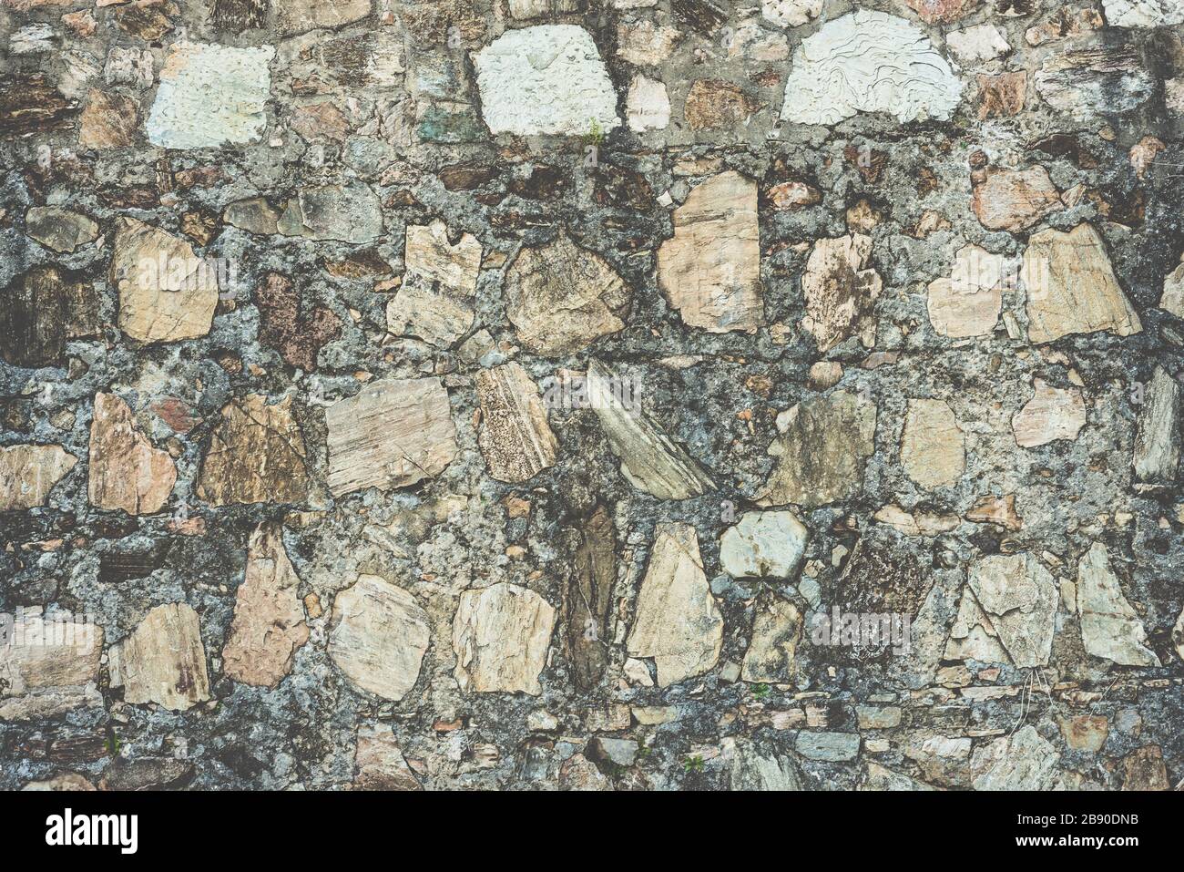 Stone wall rustic texture big seamless background Stock Photo - Alamy