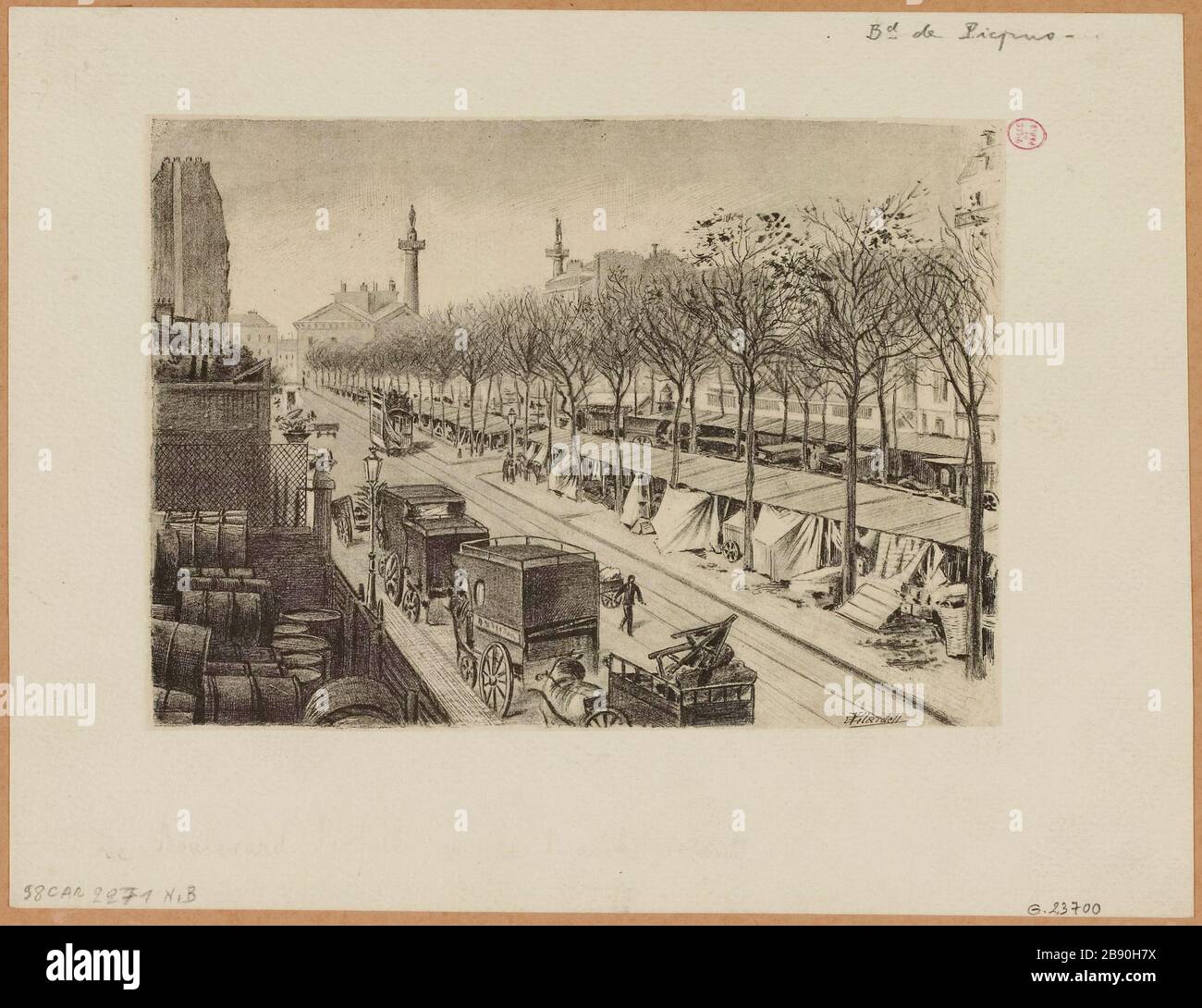 Boulevard de Picpus current 12th district Stock Photo - Alamy