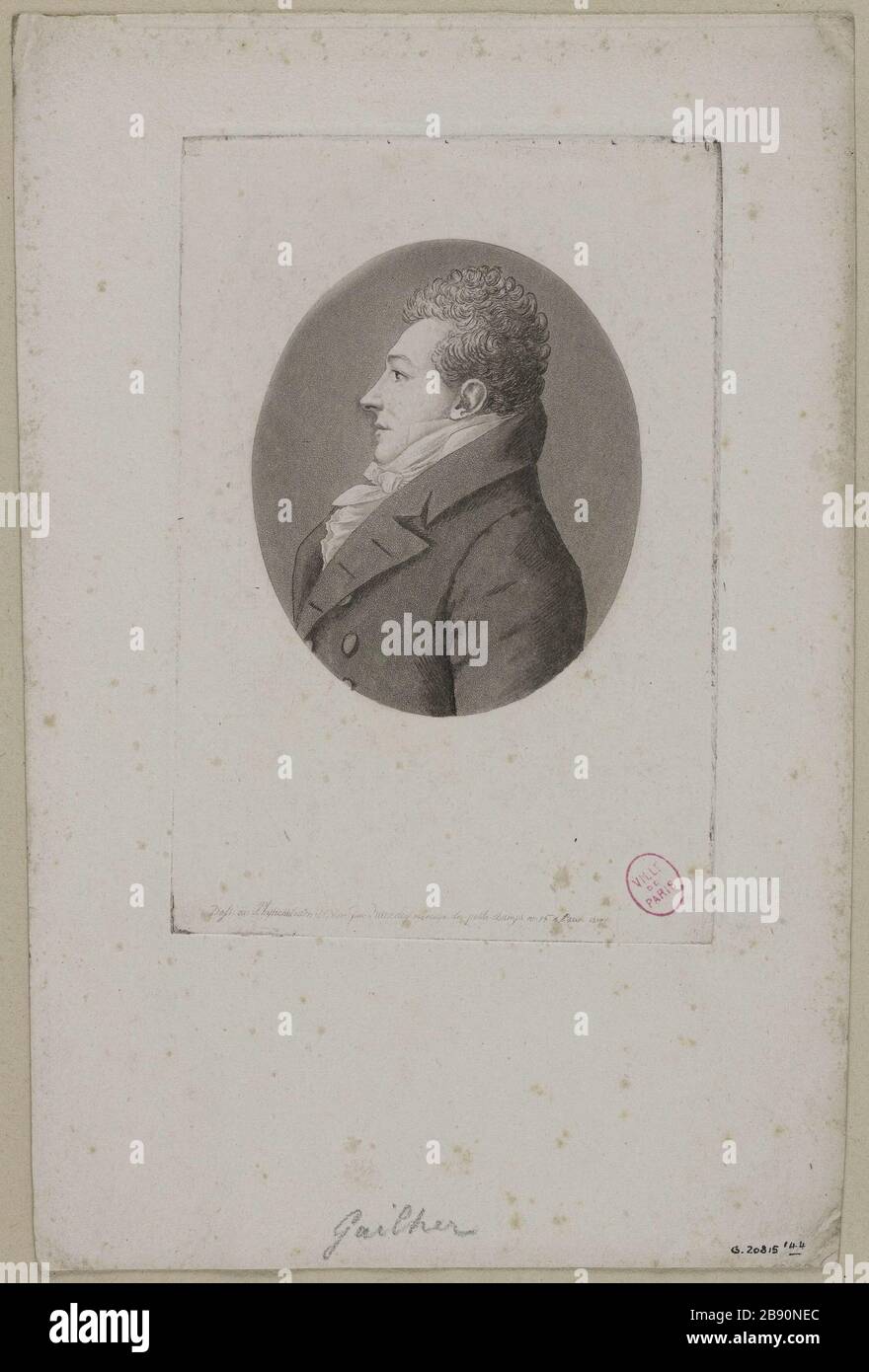 Physionotrace portrait hi-res stock photography and images - Alamy