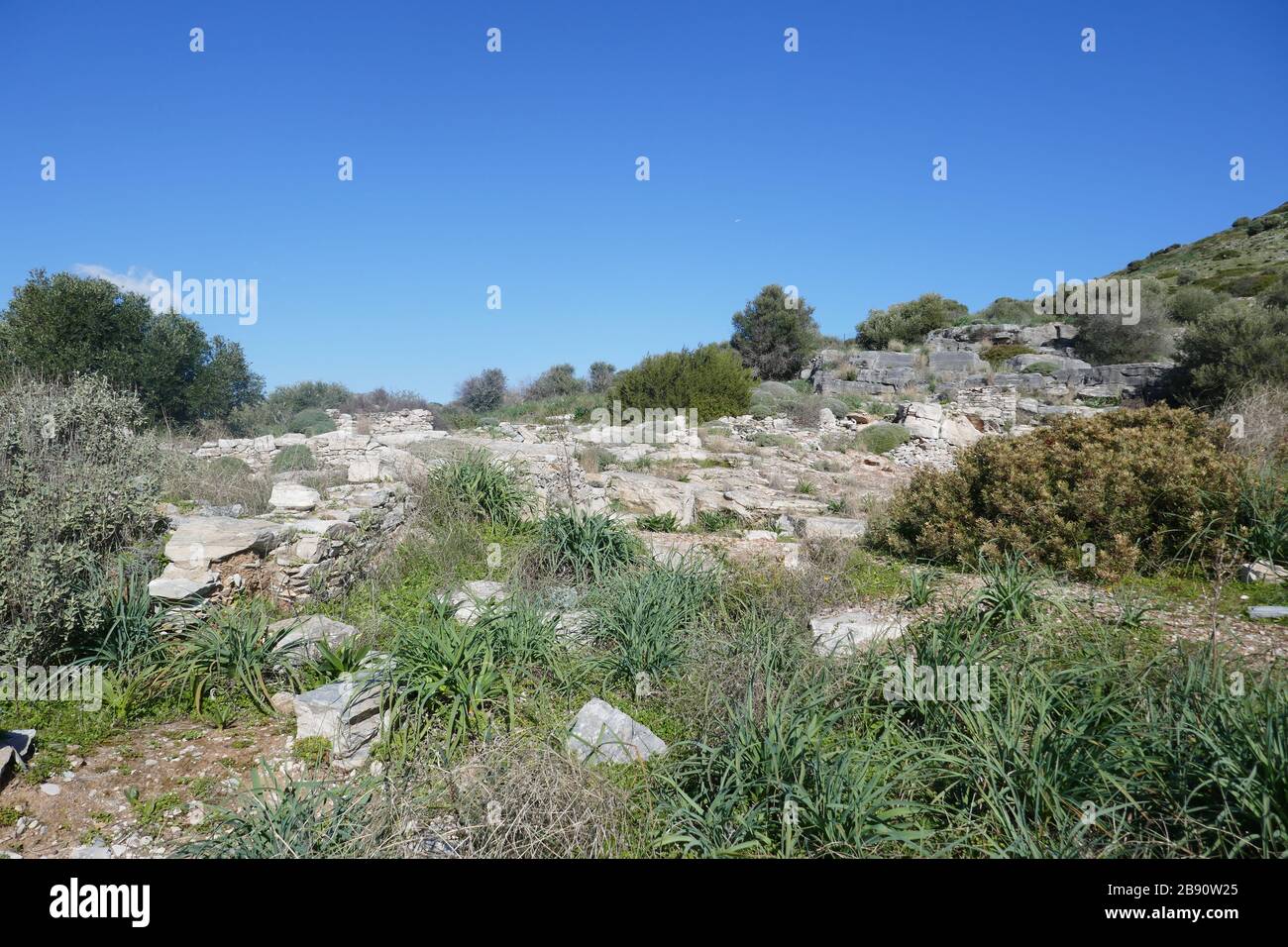 Archaeological Site of Thorikos, Greece Stock Photo - Alamy