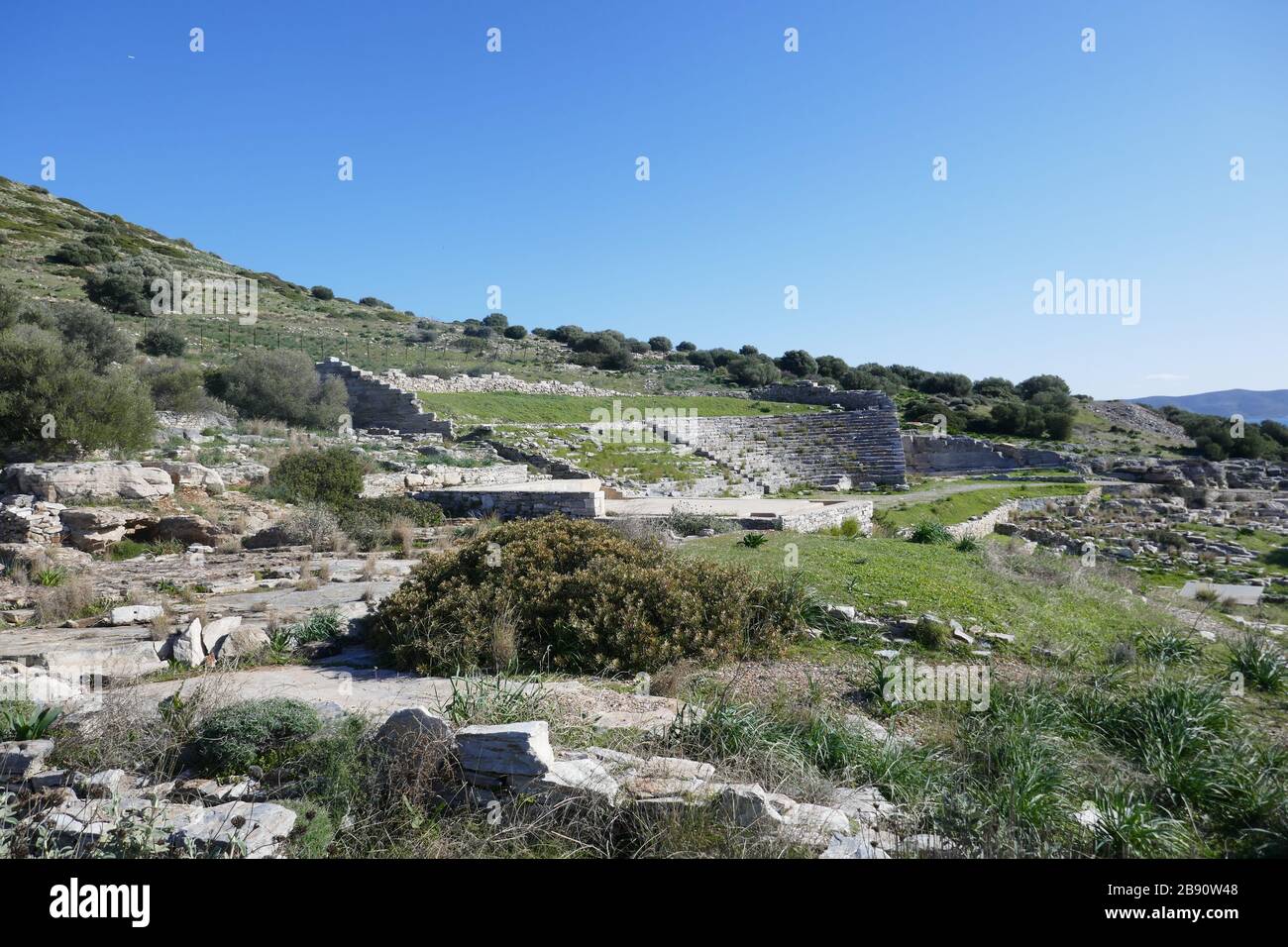 Archaeological Site of Thorikos, Greece Stock Photo - Alamy