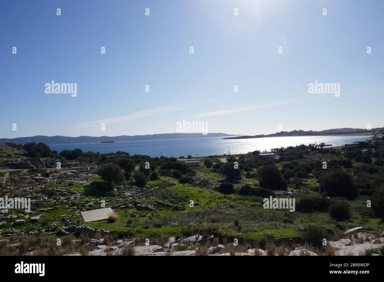 Ancient theatre thorikos hi-res stock photography and images - Alamy