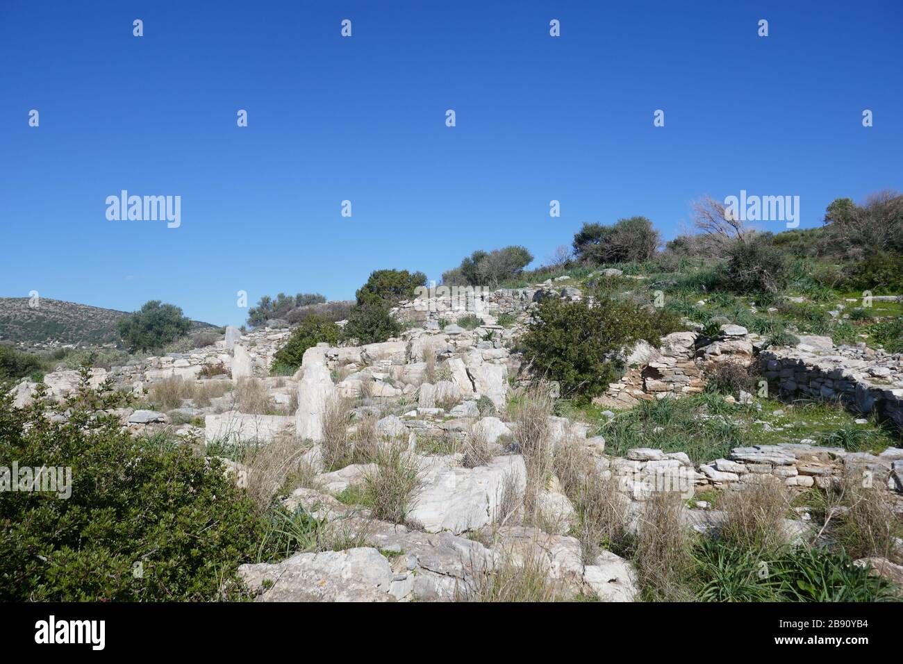 Archaeological Site of Thorikos, Greece Stock Photo - Alamy