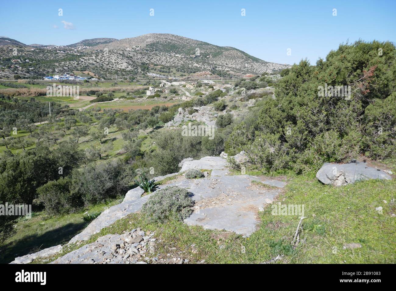 Ancient theatre thorikos hi-res stock photography and images - Alamy