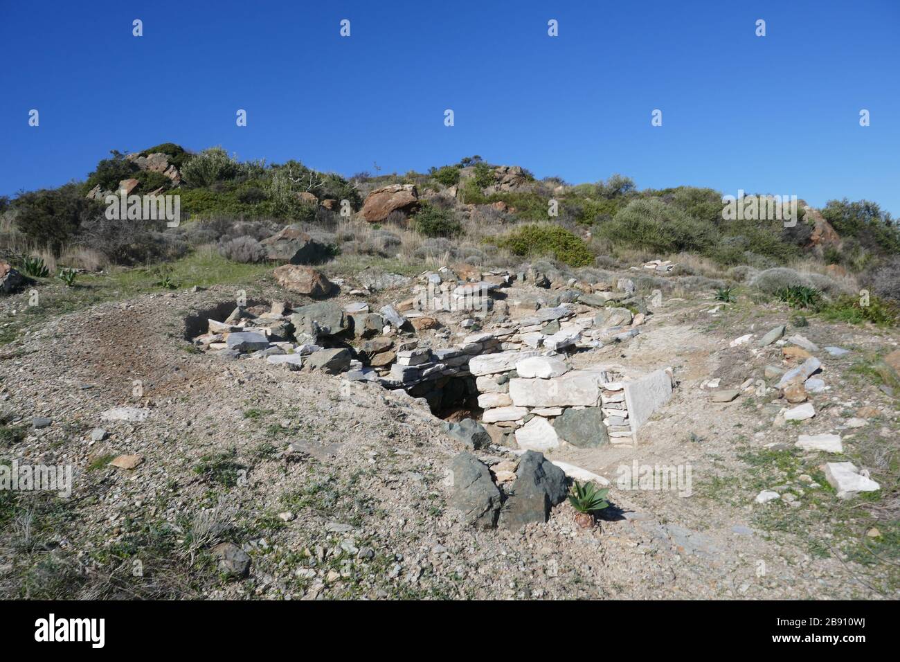 Archaeological Site of Thorikos, Greece Stock Photo - Alamy