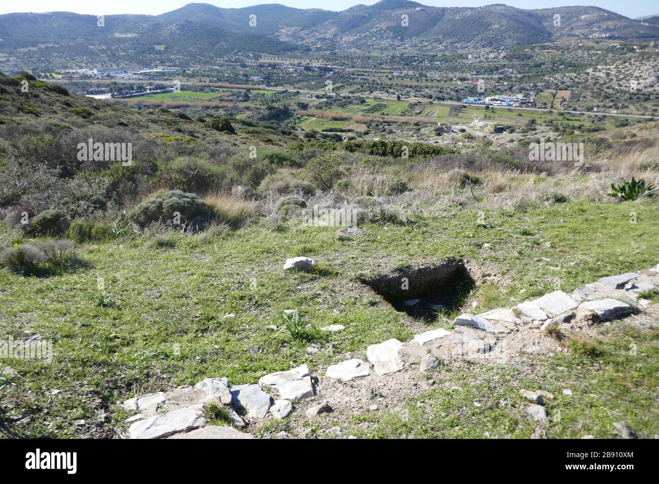 Archaeological Site of Thorikos, Greece Stock Photo - Alamy