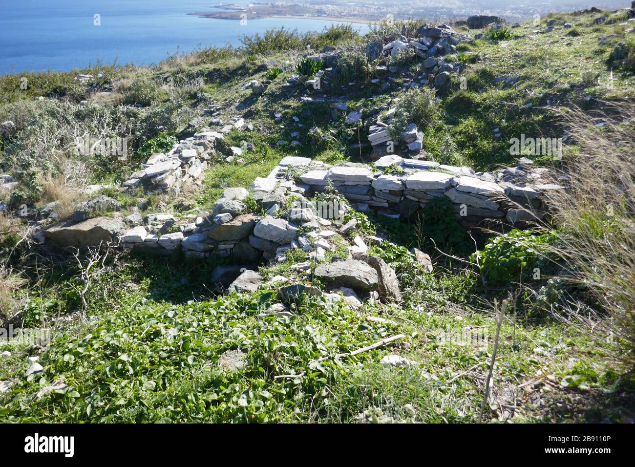 Archaeological Site of Thorikos, Greece Stock Photo - Alamy