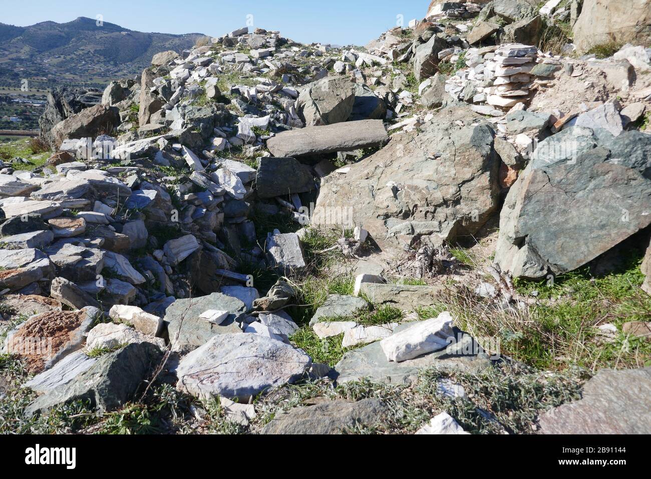 Archaeological Site of Thorikos, Greece Stock Photo - Alamy
