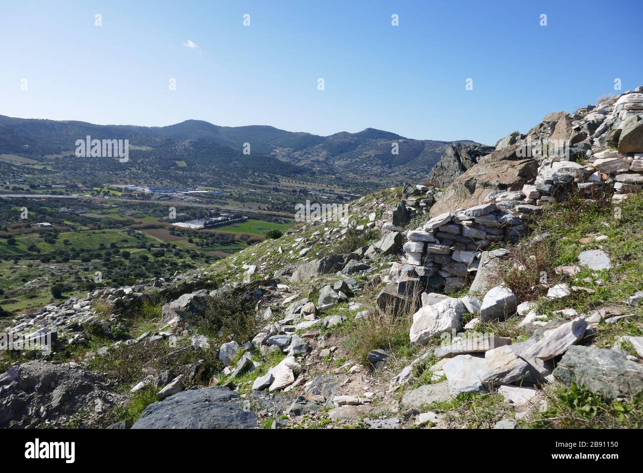 Archaeological Site of Thorikos, Greece Stock Photo - Alamy