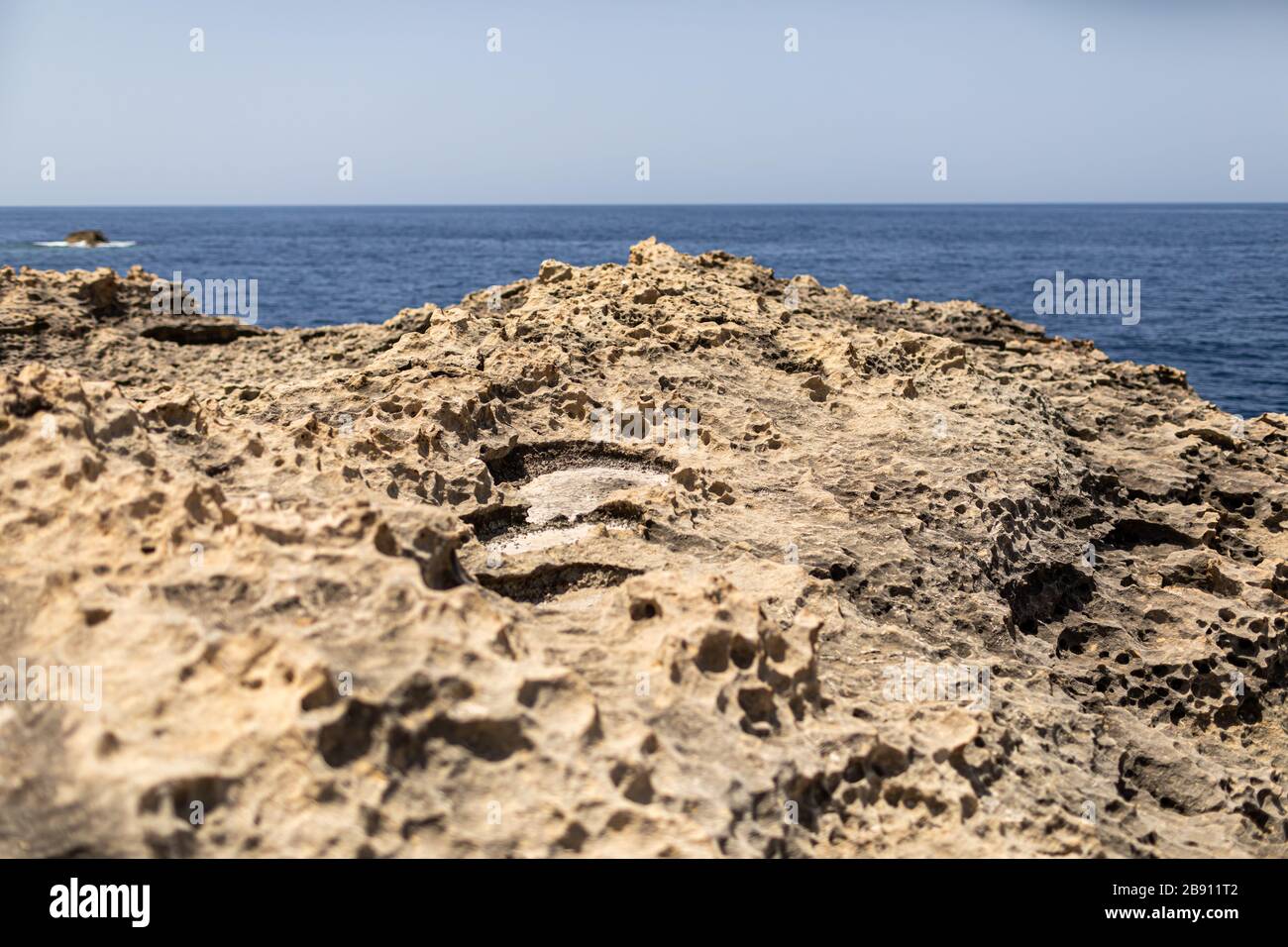 Texture of Volcanic rock surface in Cyprus look like moon surface ...