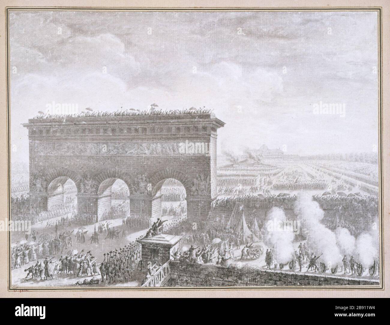 GIRLS FROM FEDERATION Jean-Louis Prieur (le Jeune, 1759-1895). "Fête de ...