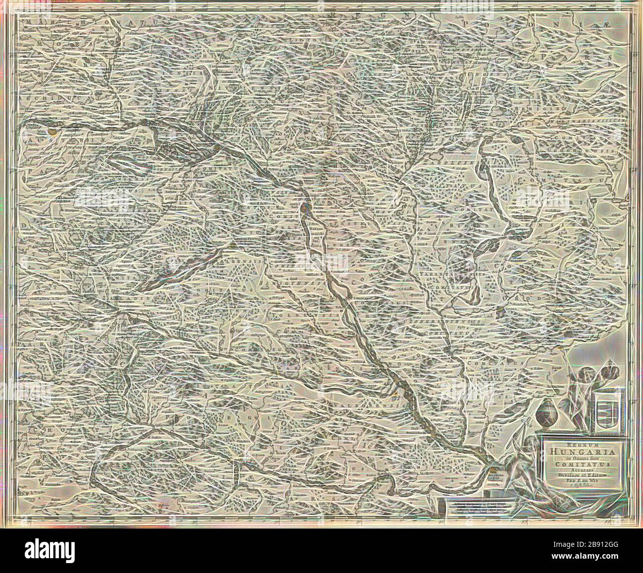 Hungaria map hi-res stock photography and images - Alamy