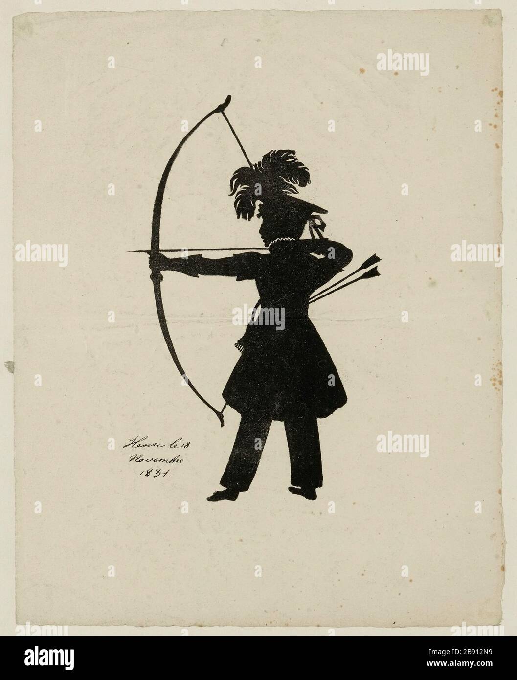 The little prince archer, lithographed and autographed by the Duke of ...