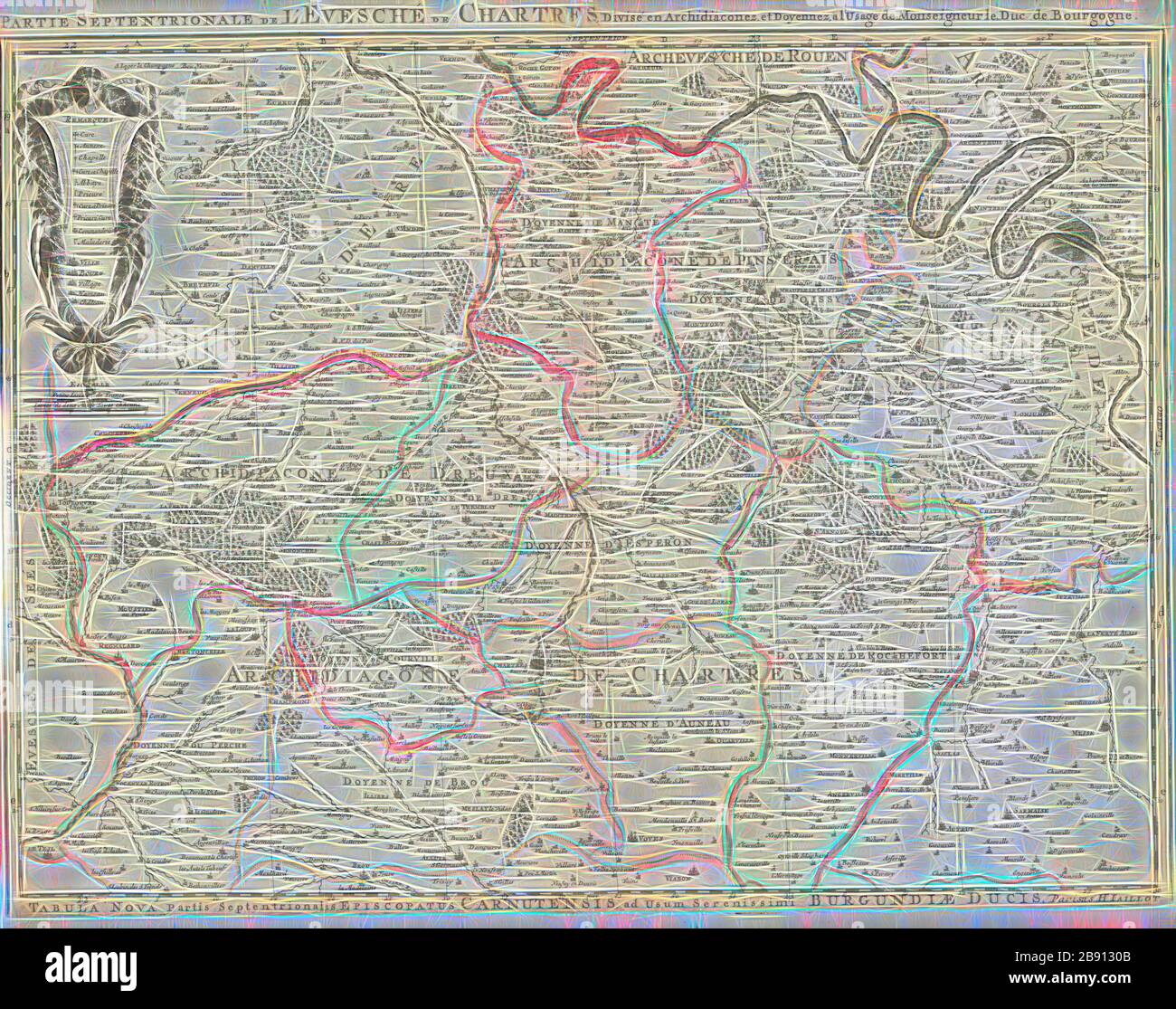 Map of chartres hi-res stock photography and images - Alamy