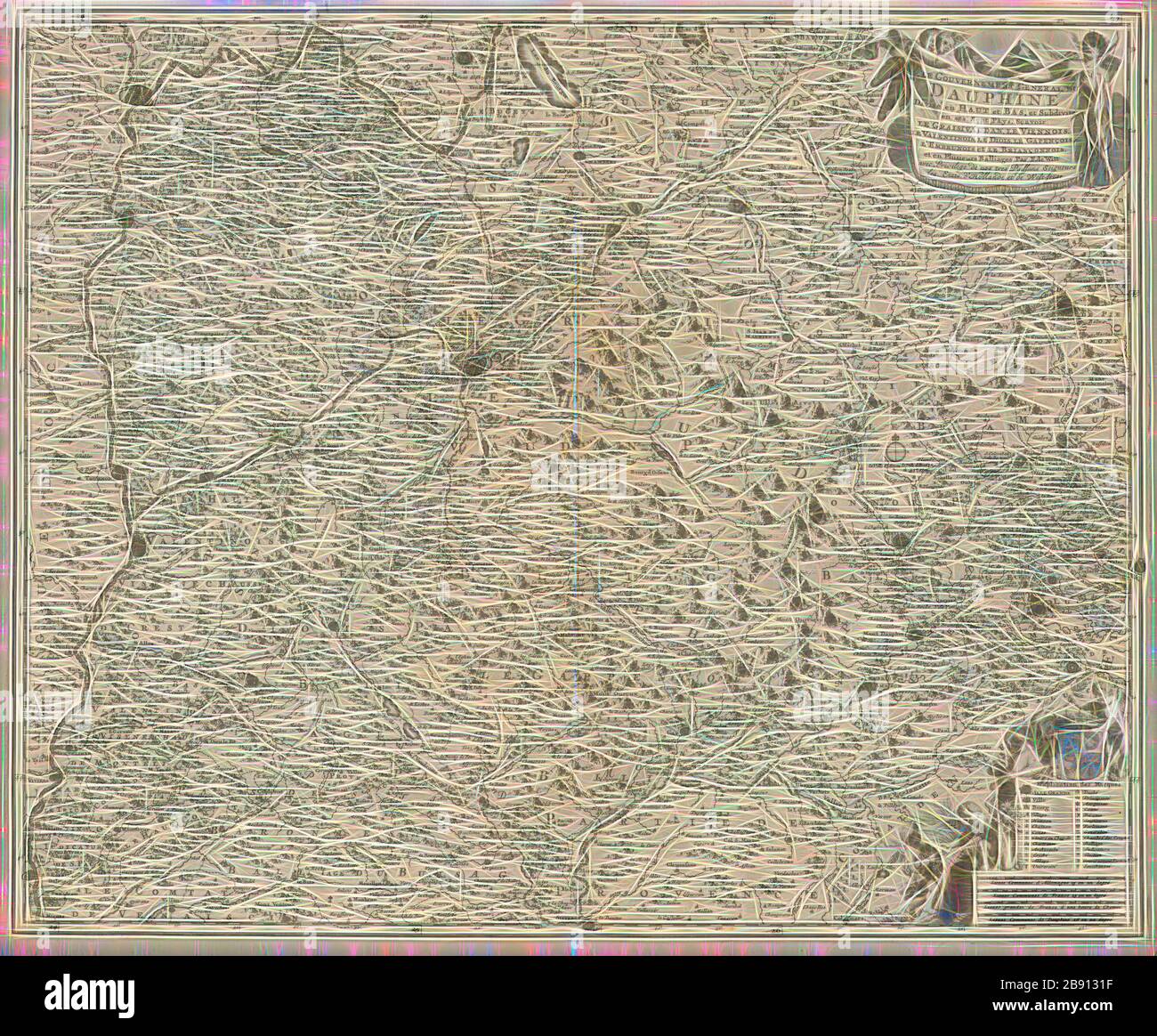 Map of the dauphine hi-res stock photography and images - Alamy