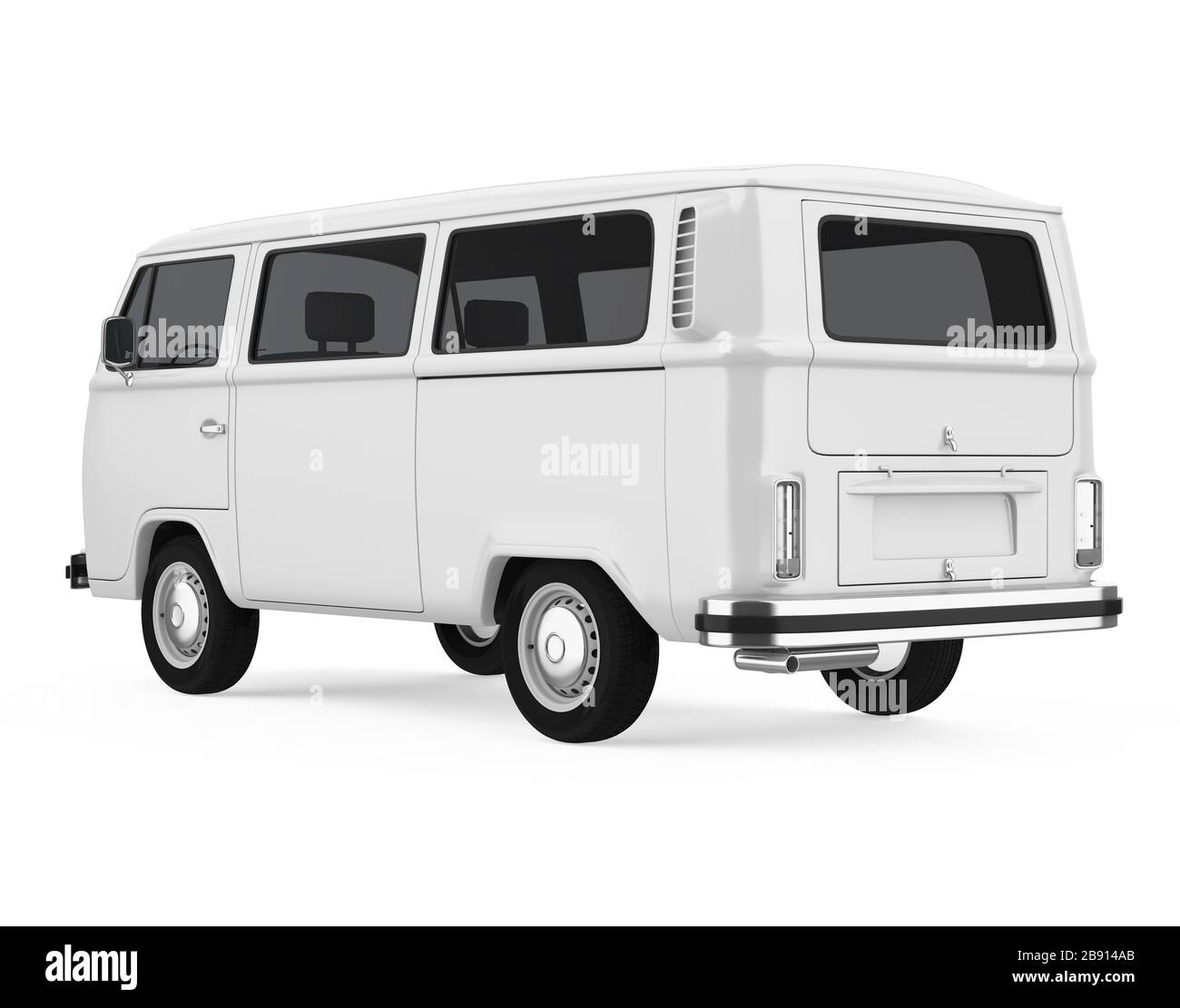 Old Van Isolated Stock Photo - Alamy