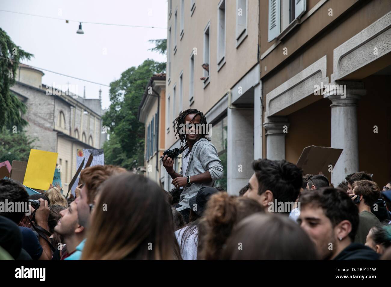 Youth activist on climate crisis Stock Photo - Alamy