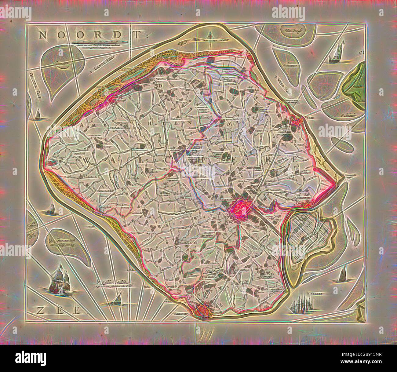 Map of walcheren hi-res stock photography and images - Alamy