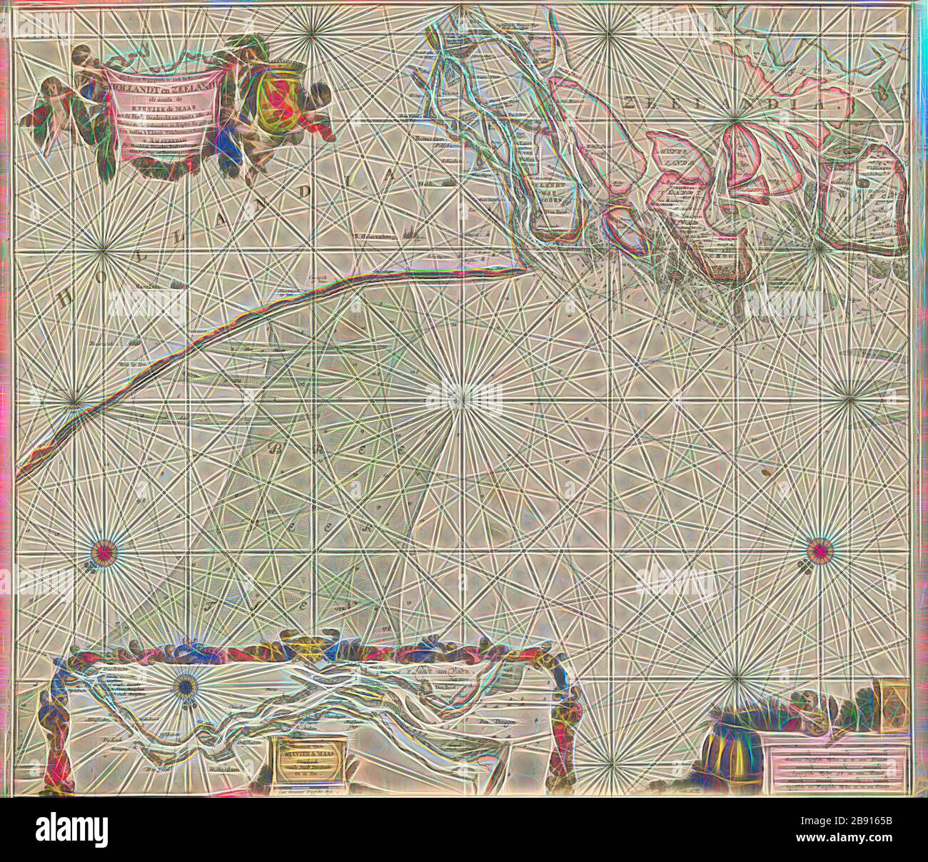 Map of walcheren hi-res stock photography and images - Alamy