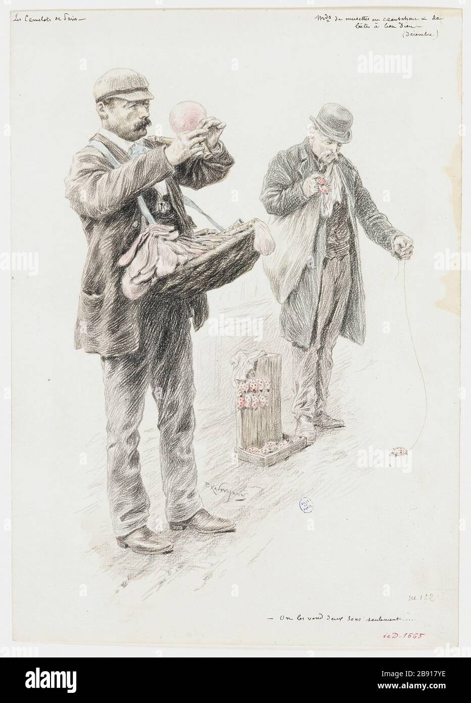 Merchant of bagpipes in balloon (dummy Title Stock Photo - Alamy